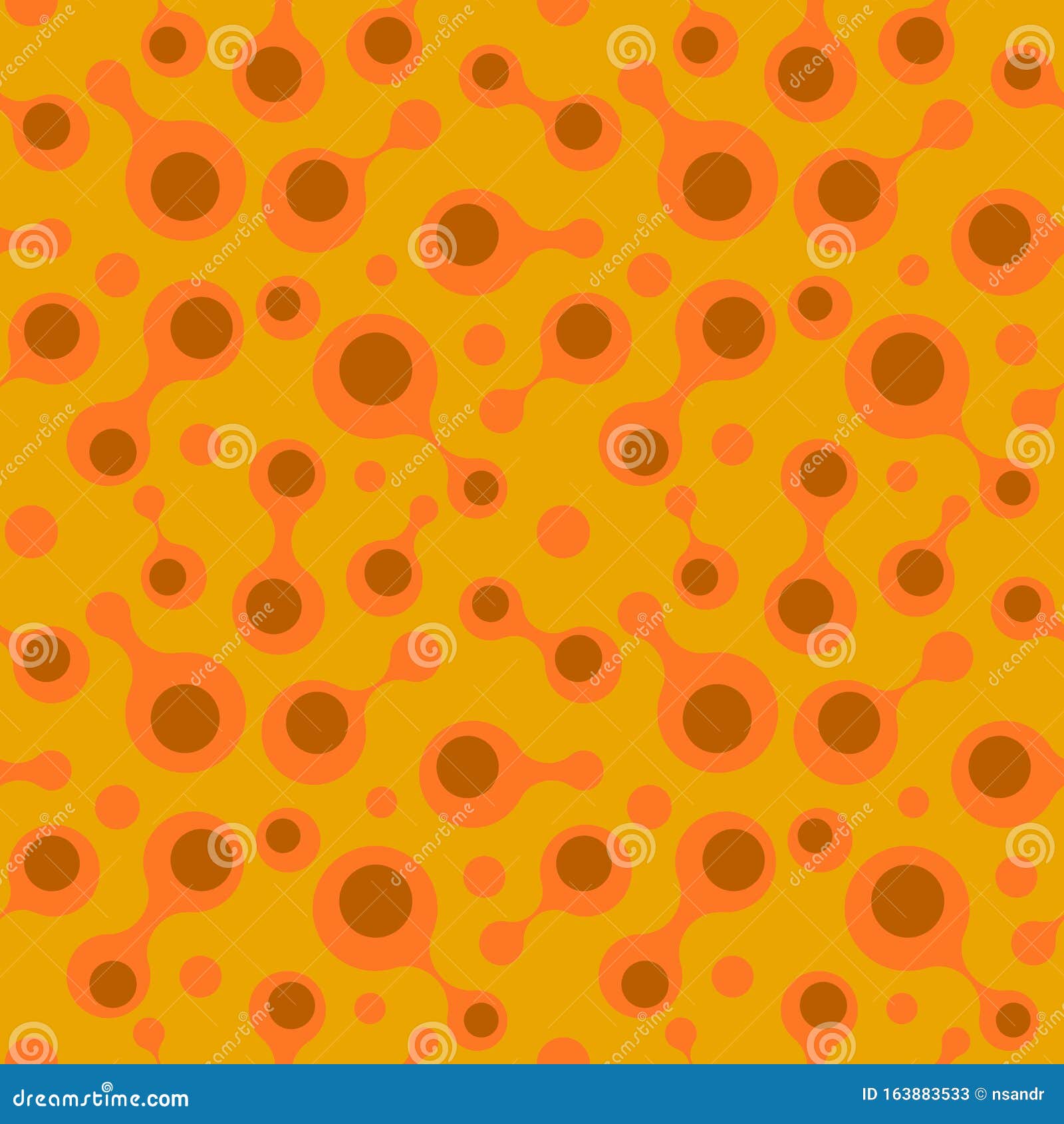 Abstract Repeating Drops. Vector Spotty Seamless Pattern Stock Vector ...