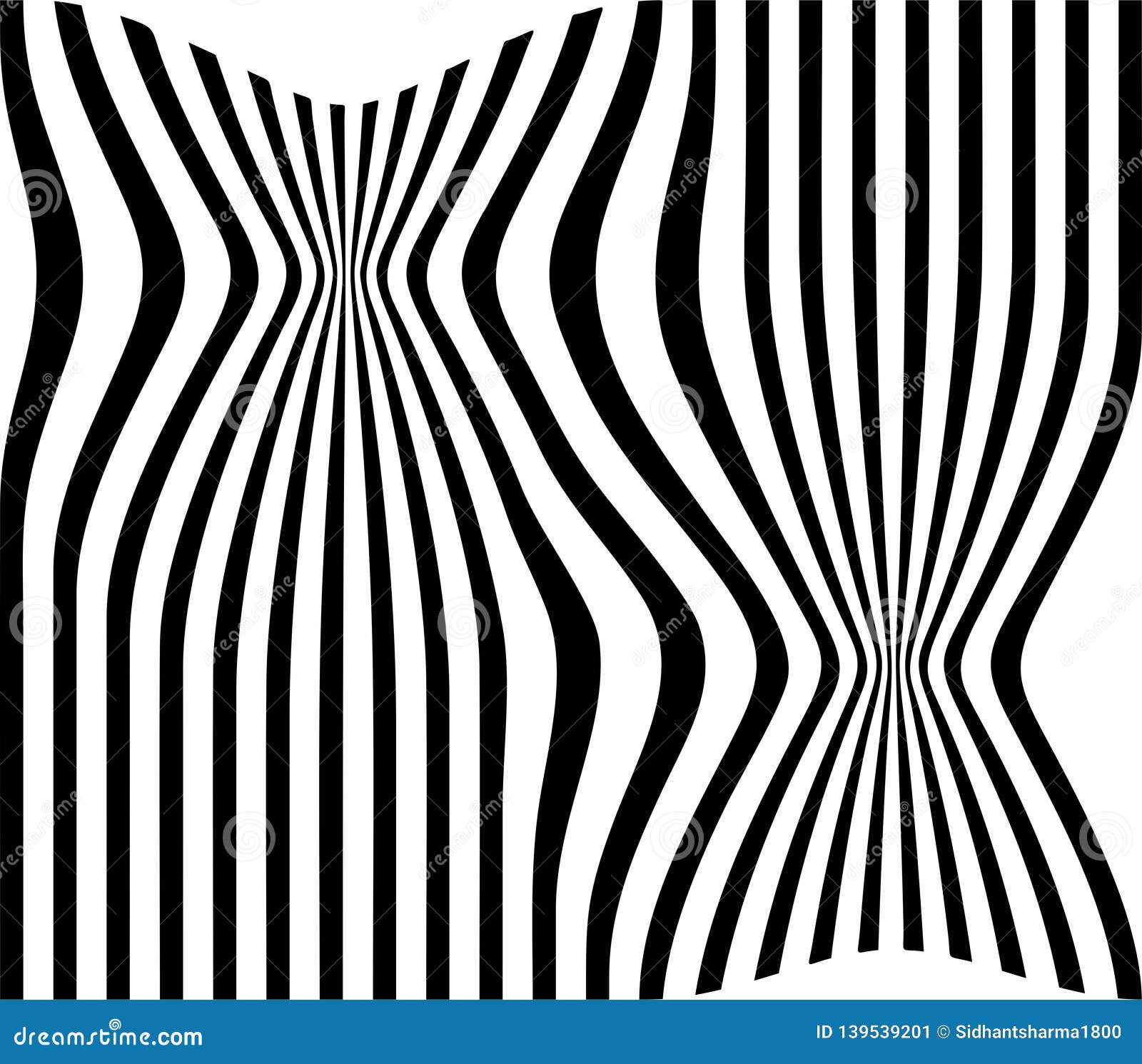 Abstract Repel Black Strips White Background Vector Illustration ...