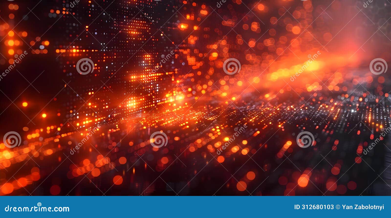 Abstract Representation Of Coding And Programming With Network And Data Elements Concept