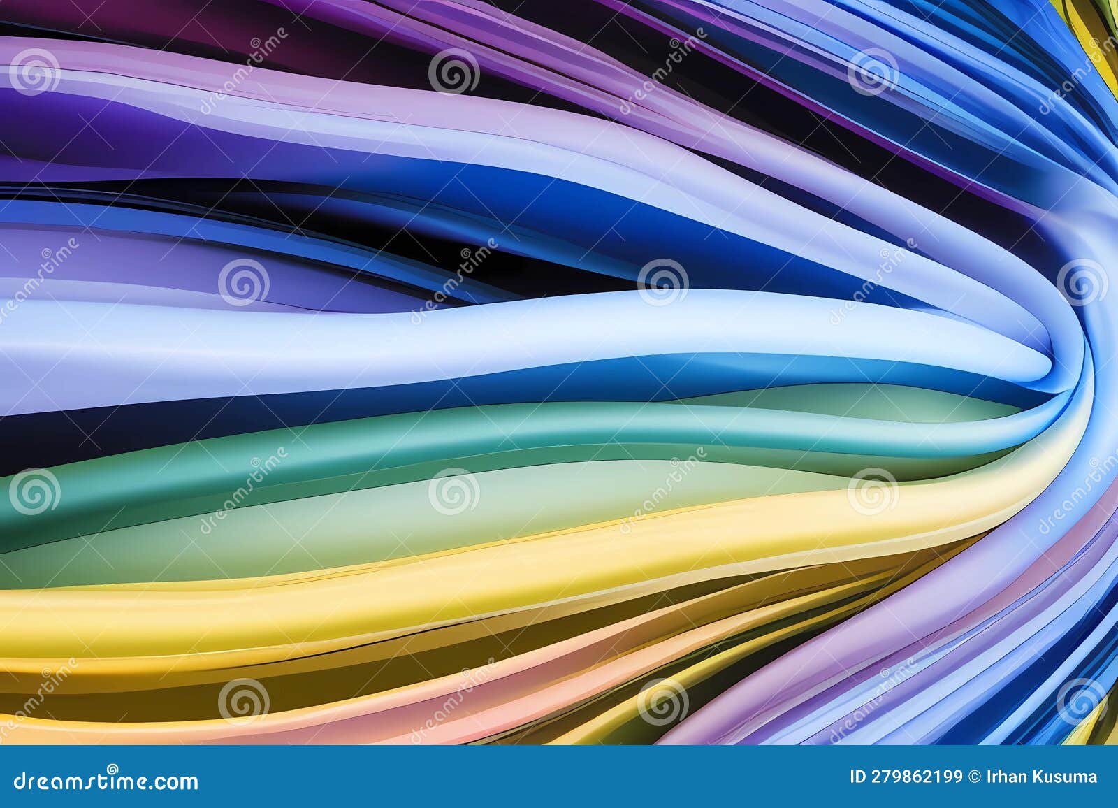 Abstract Representation of the Color Spectrum Stock Illustration ...