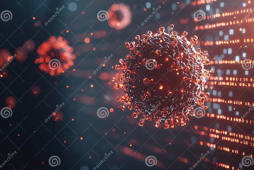 Abstract Representation of Computer Virus and Malware Eradication ...