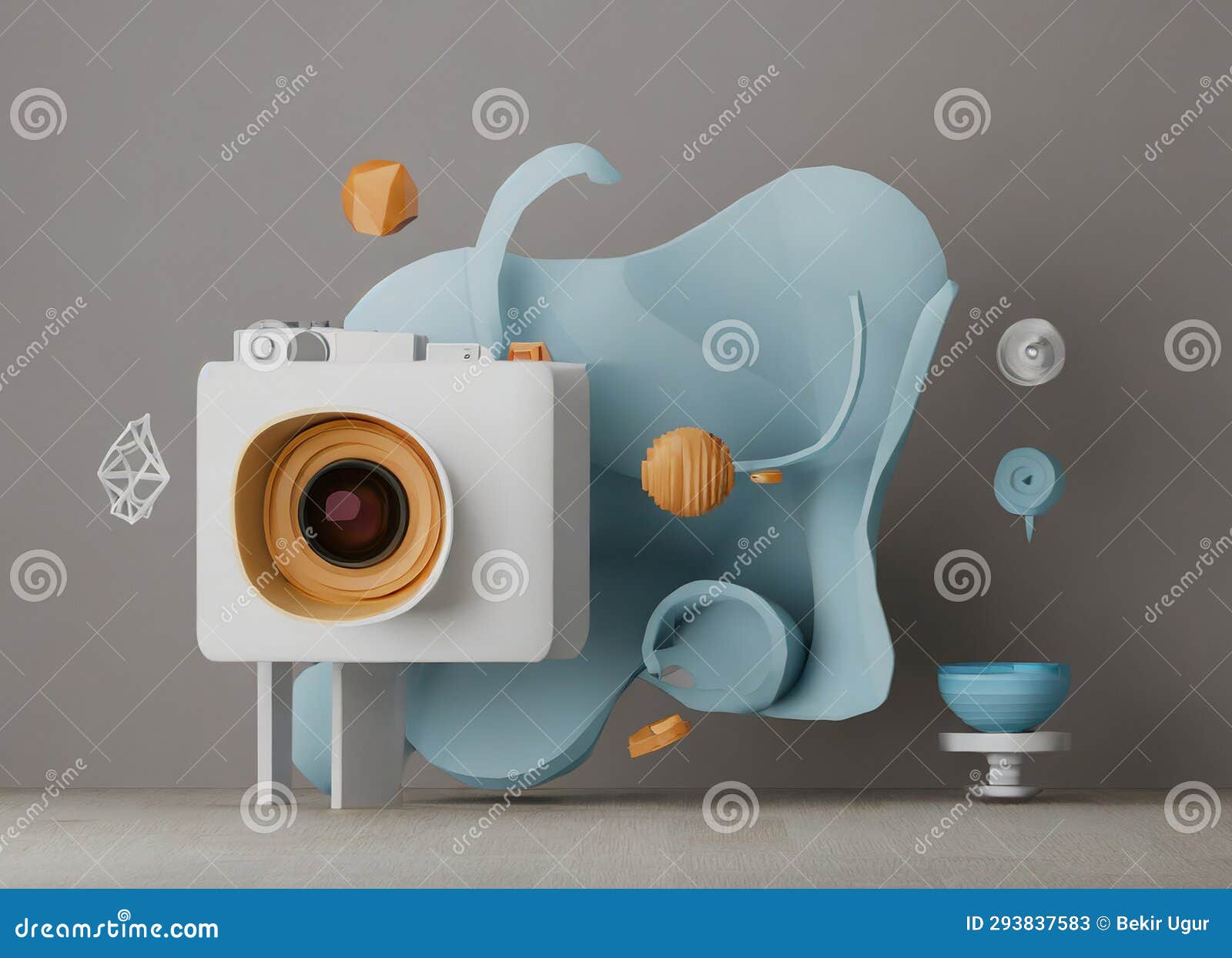 Abstract Representation of the Concept of Camera Using Dynamic Shapes ...