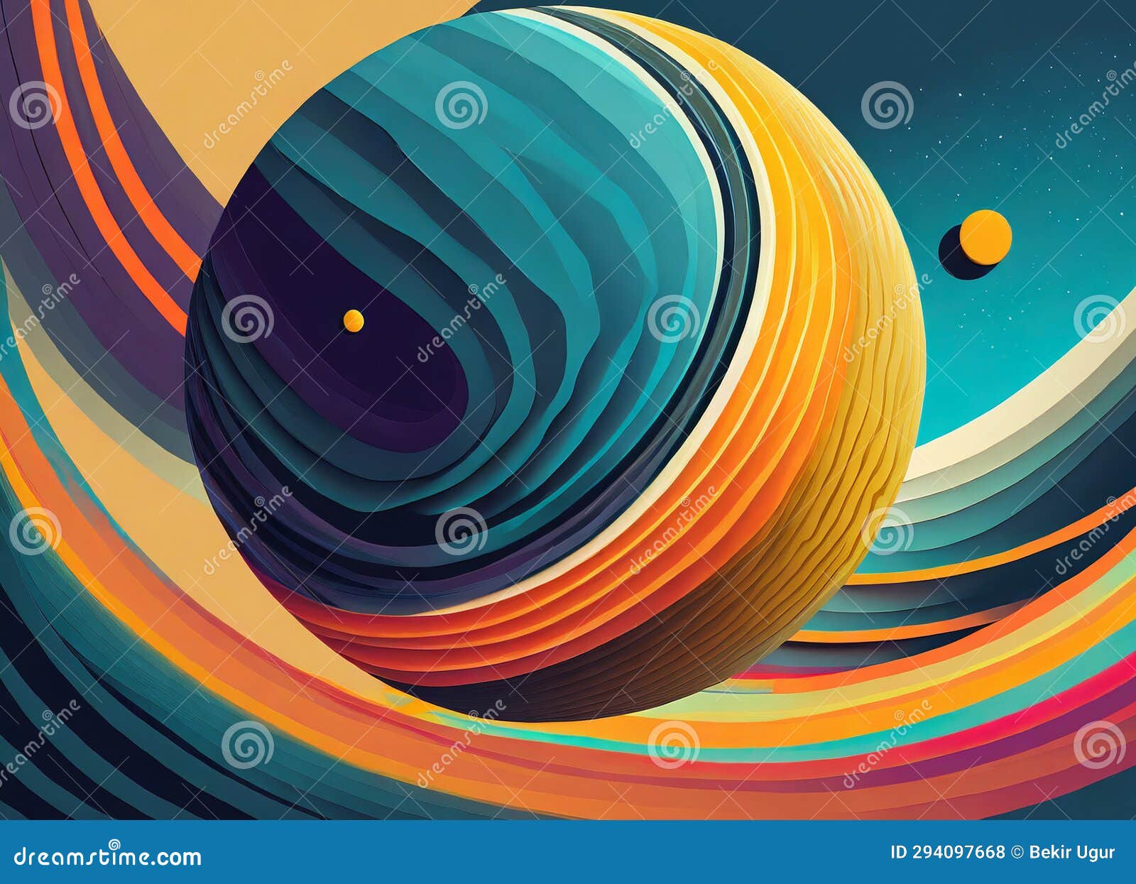 Abstract Representation of the Concept of Moon Using Dynamic Shapes and ...