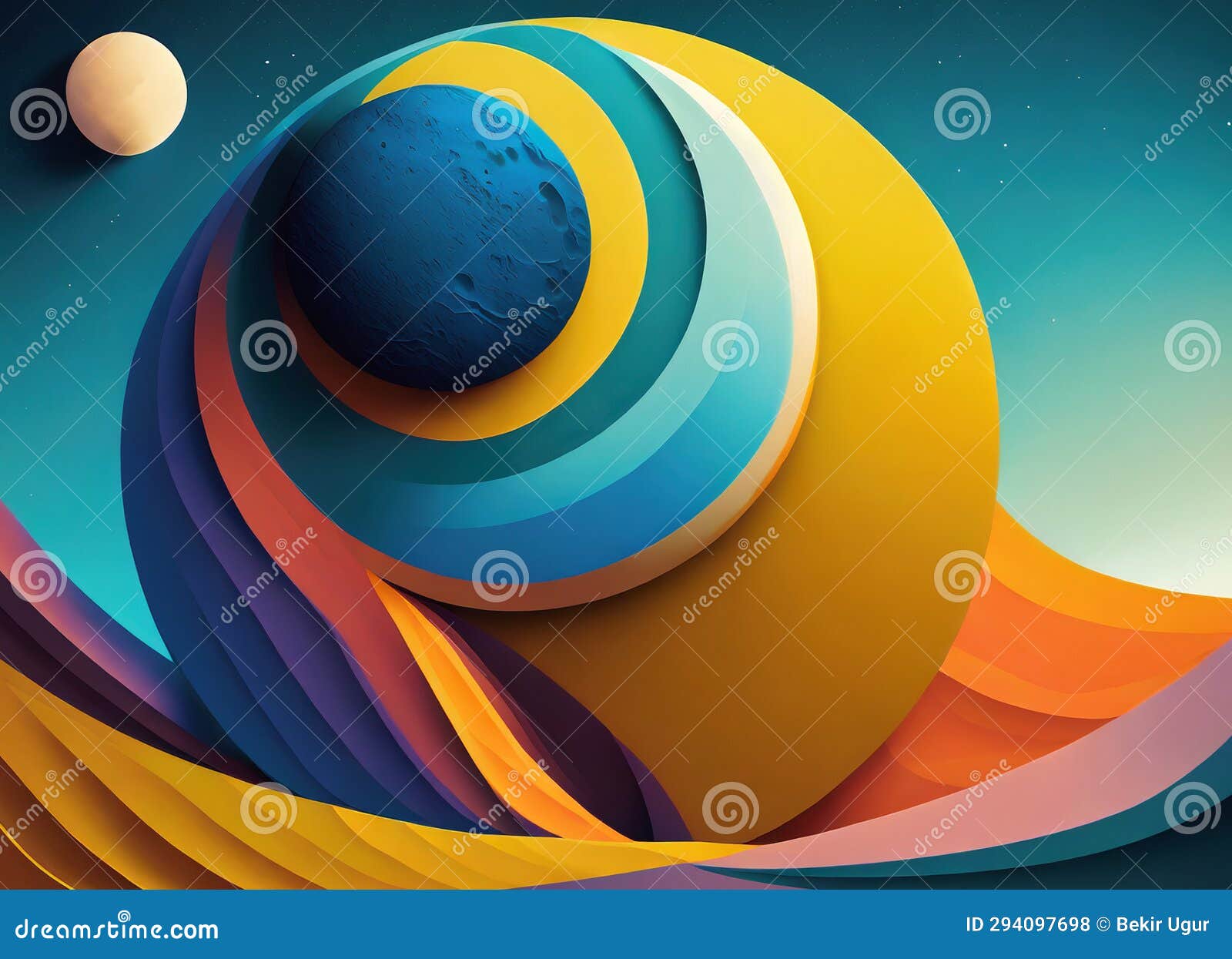 Abstract Representation of the Concept of Moon Using Dynamic Shapes and ...