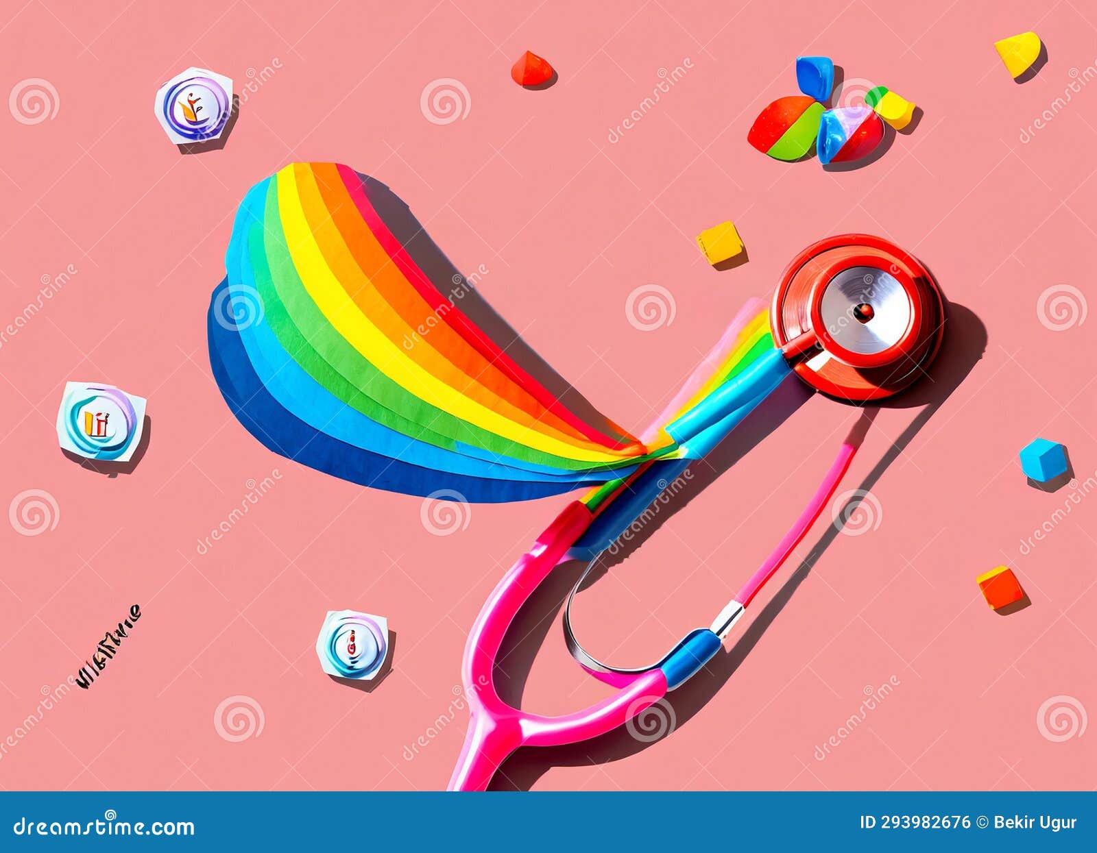 Abstract Representation of the Concept of Stethoscope Using Dynamic ...