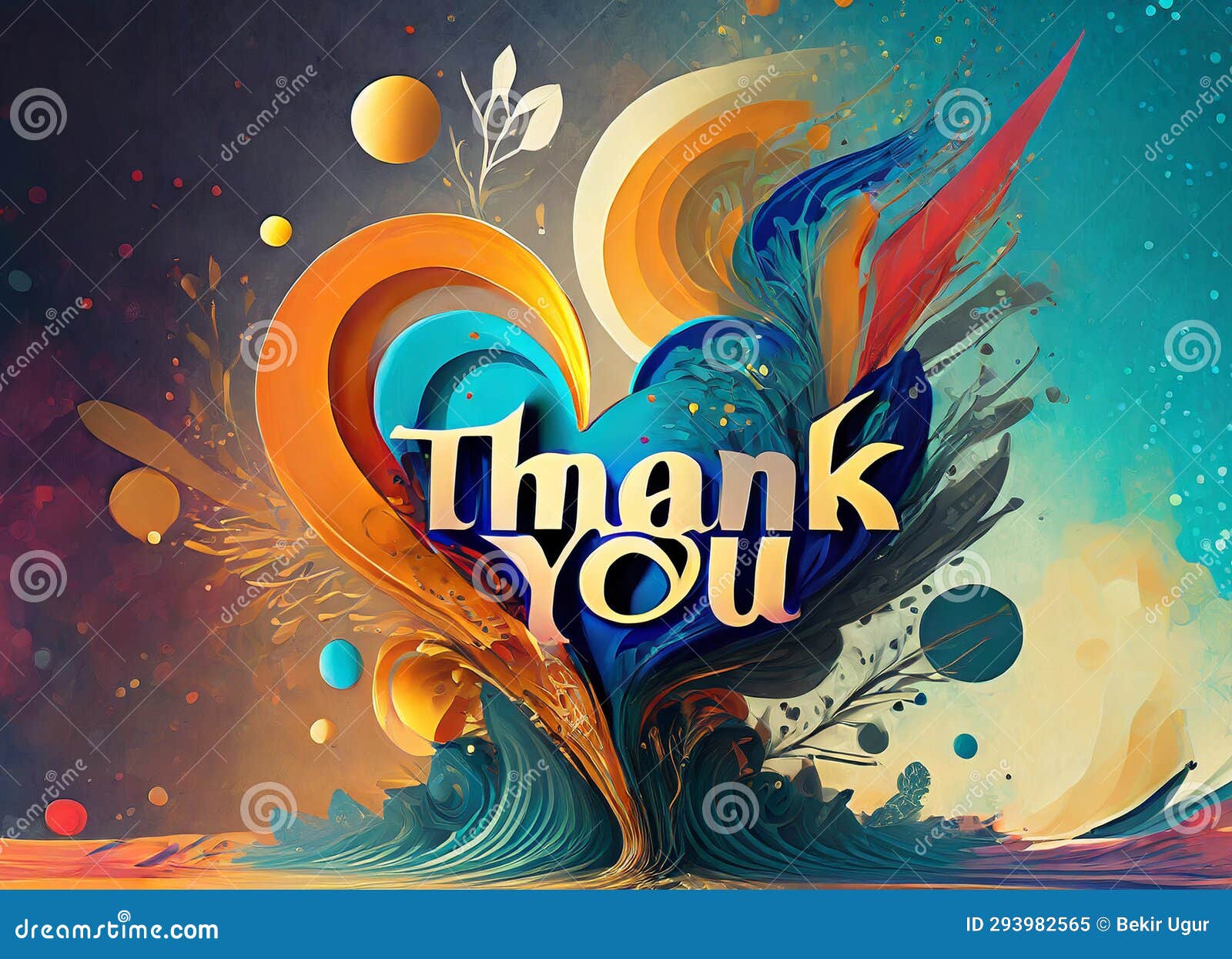 Abstract Representation of the Concept of Thank You Using Dynamic ...