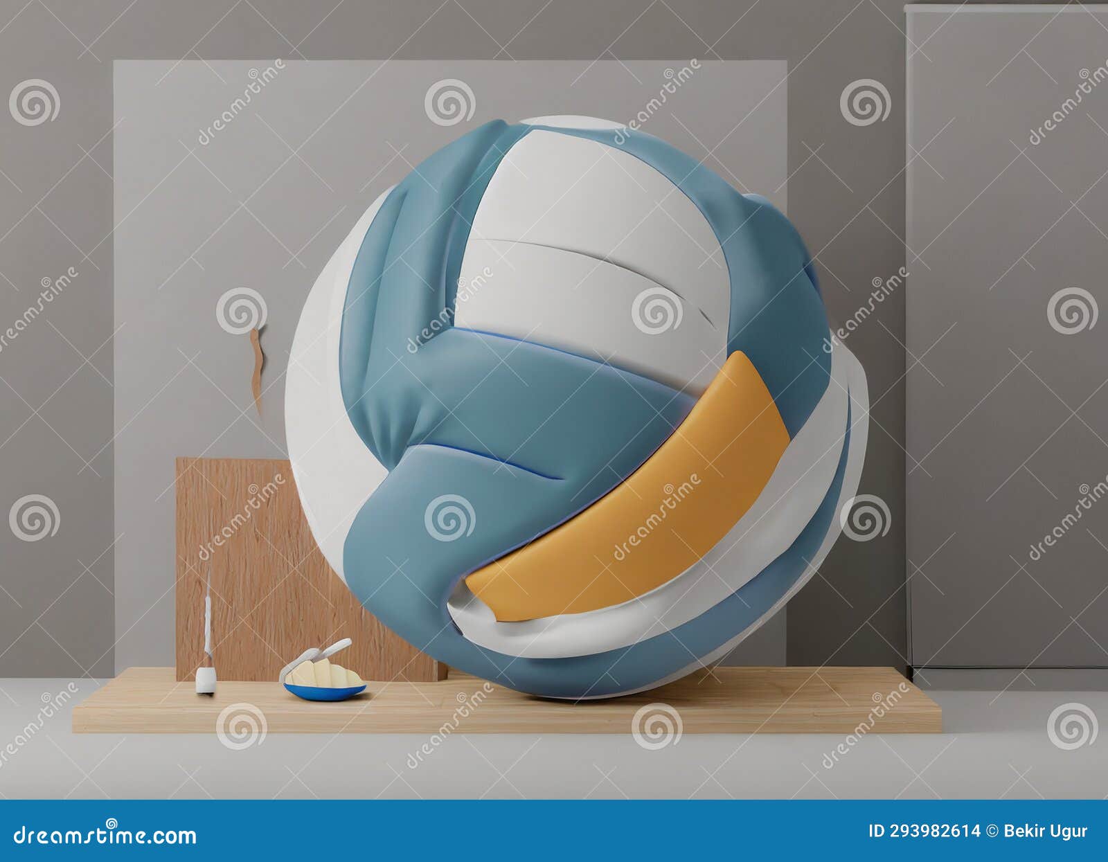 Abstract Representation of the Concept of Volleyball Using Dynamic ...