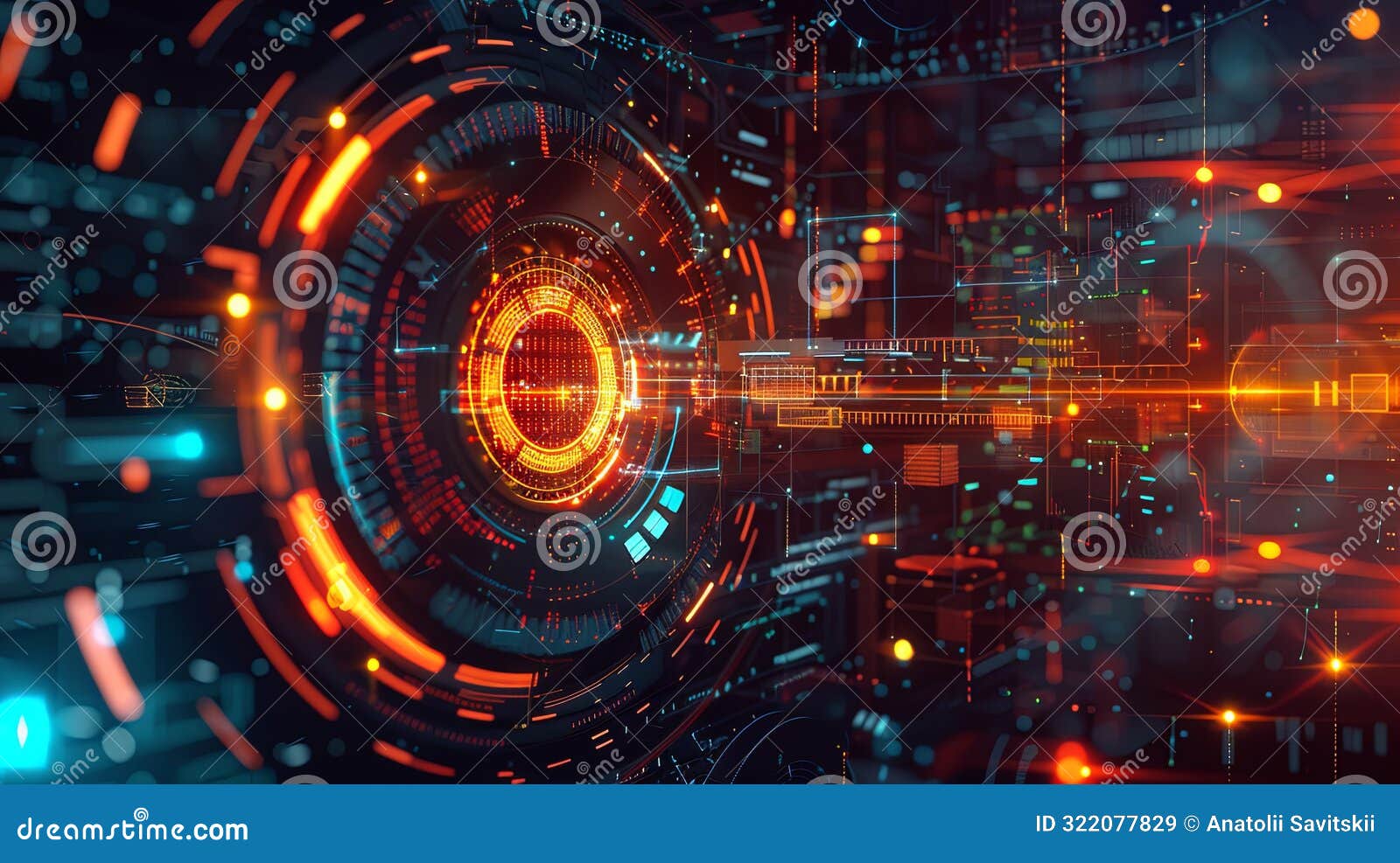 An Abstract Representation of Cybersecurity with Digital Locks, Shields ...