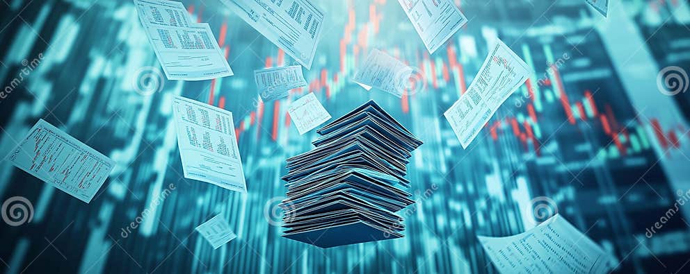 An Abstract Representation of Data Documents and Charts Illustrating ...