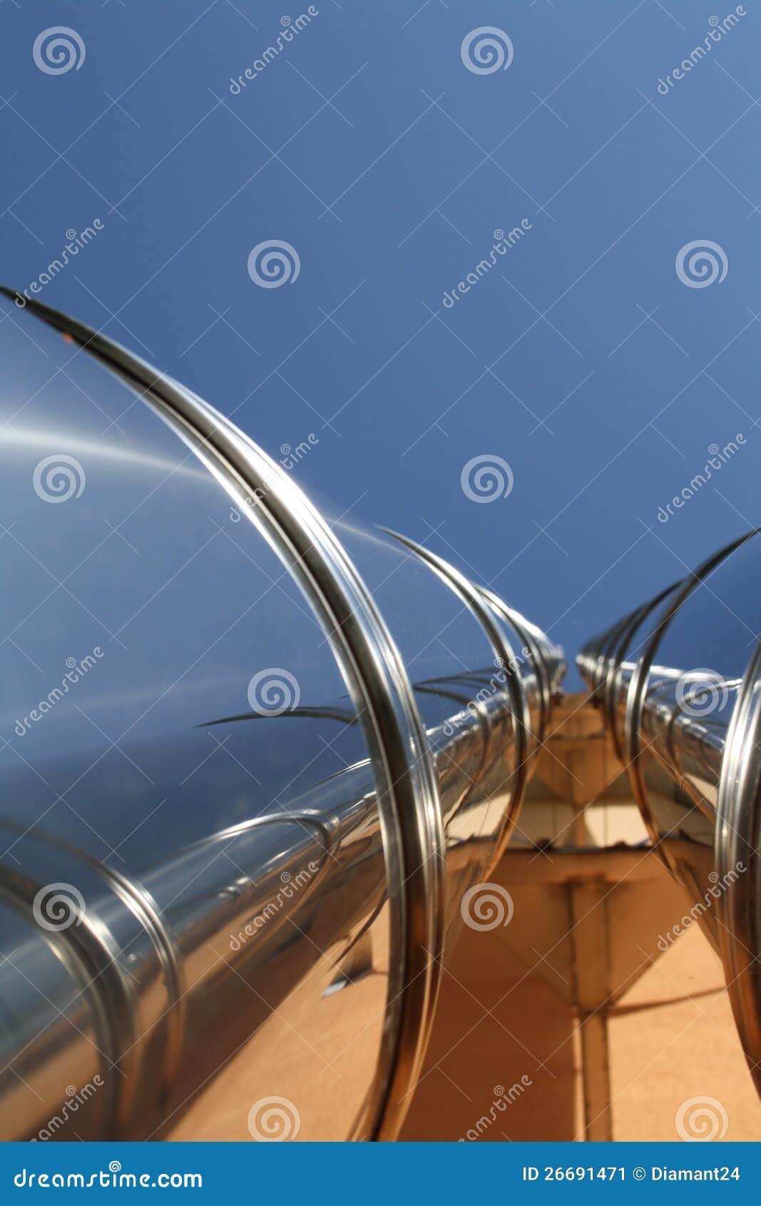 Abstract Representation of Domestic Pipes Stock Image - Image of duct ...