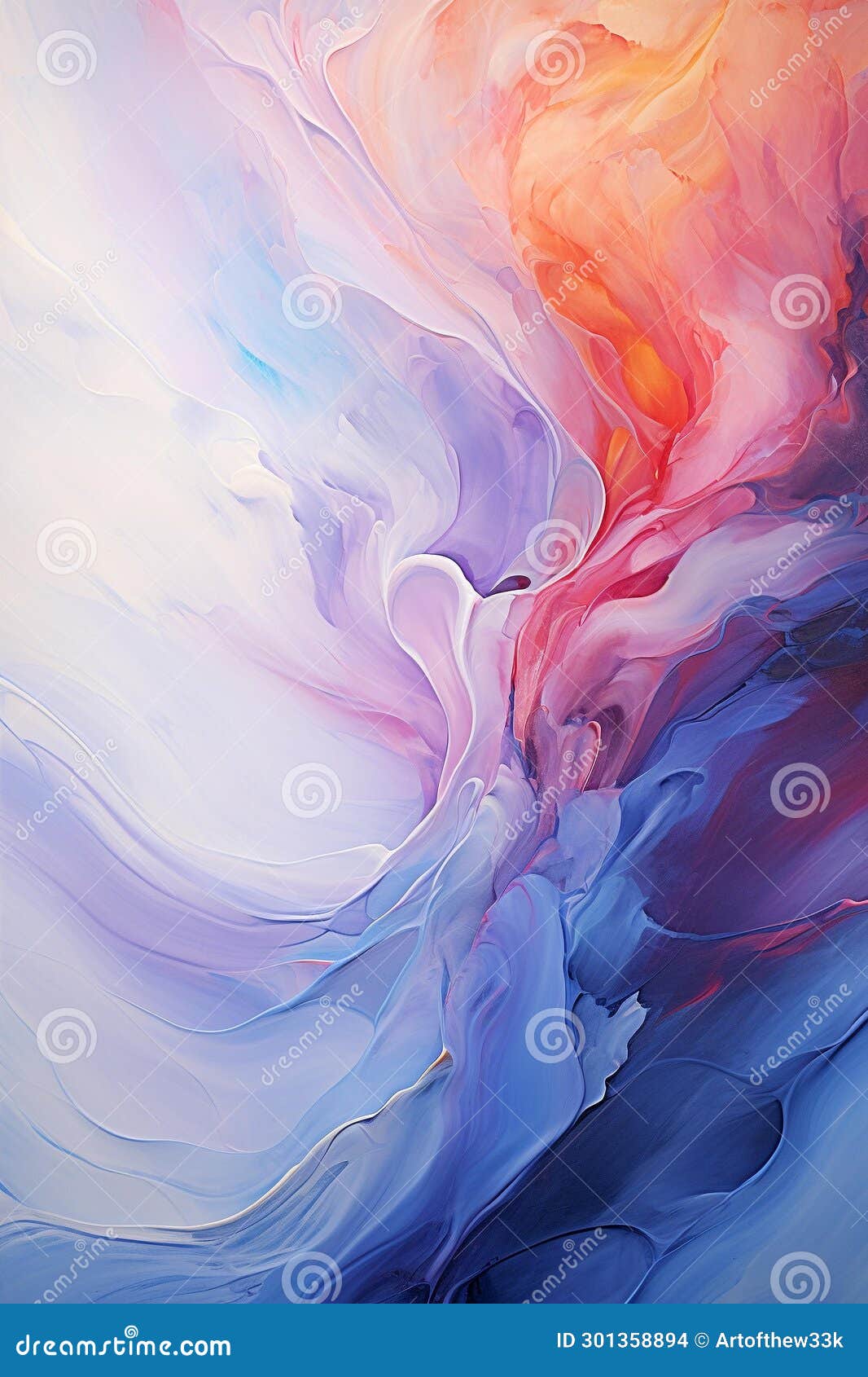 An Abstract Representation of Emotions or Feelings, Using Bold ...