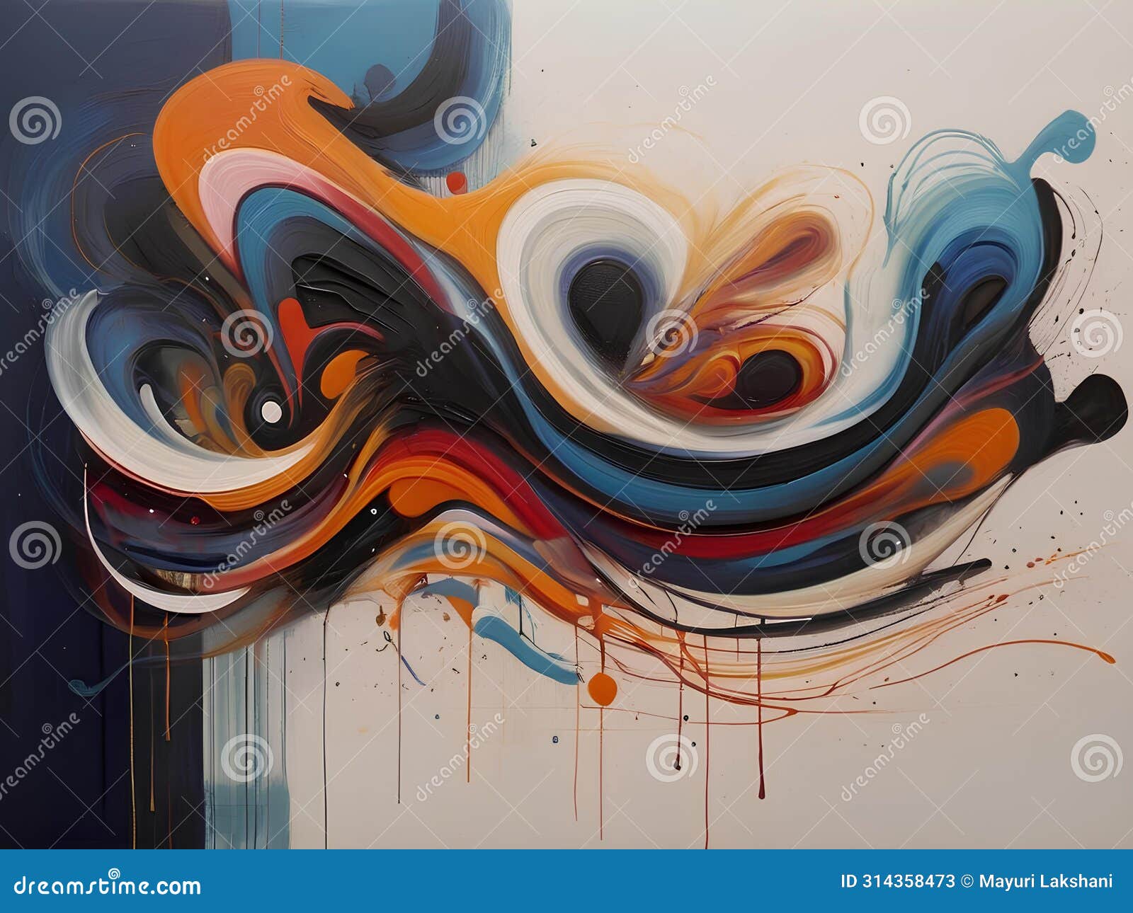 An Abstract Representation of Emotions in Motion, Using Fluid Lines and ...