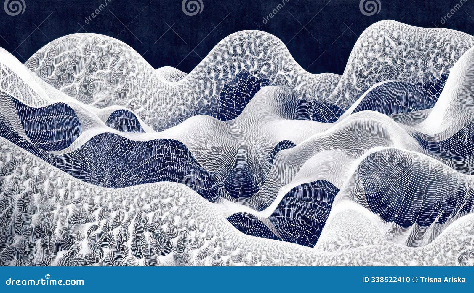Abstract Representation of Flowing Waves and Textures in a ...