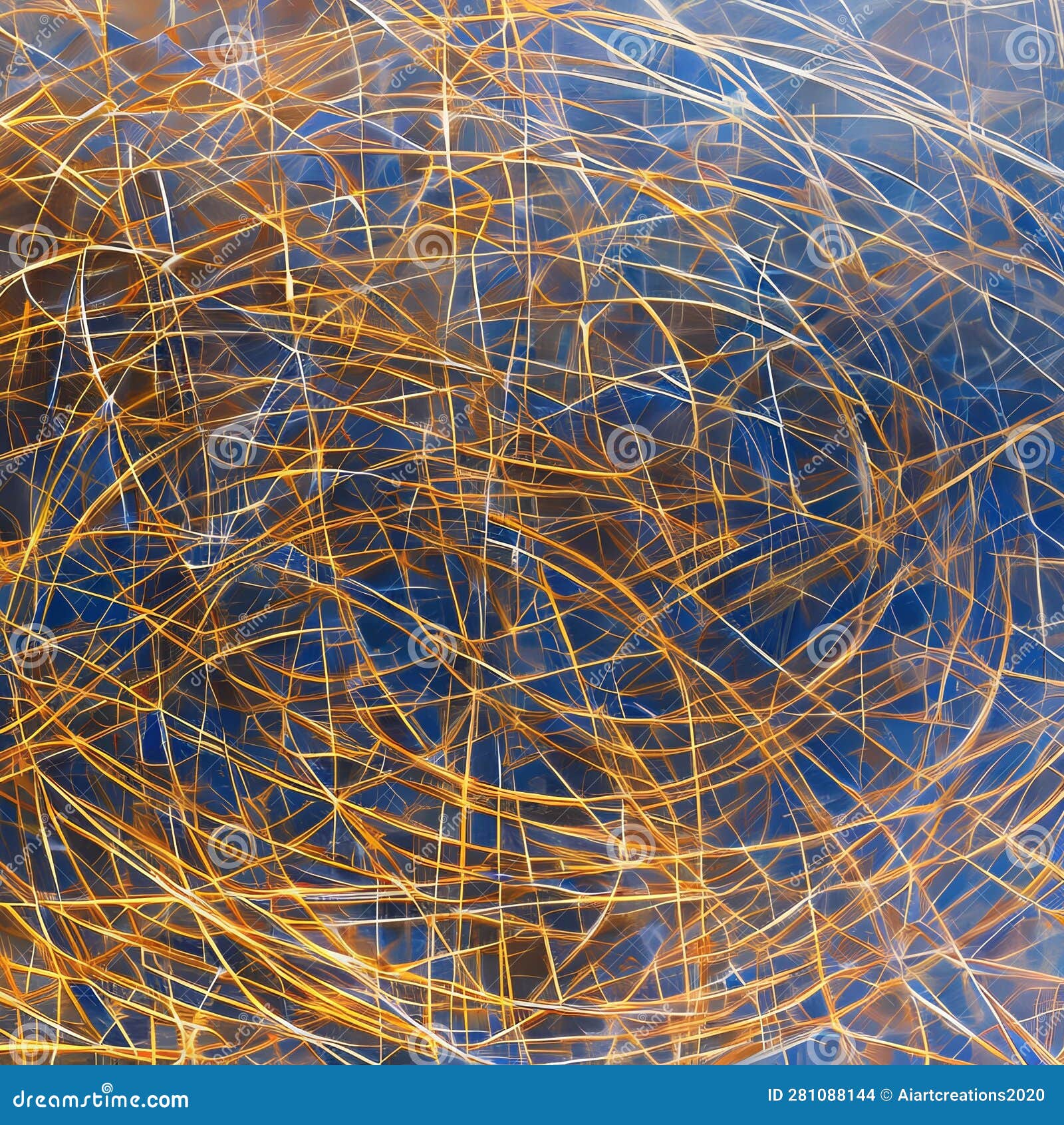 An Abstract Representation of the Human Connection, with Intertwined ...