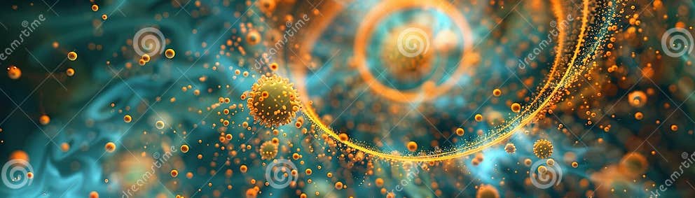 Abstract Representation of the Human Microbiome with Swirling Patterns ...