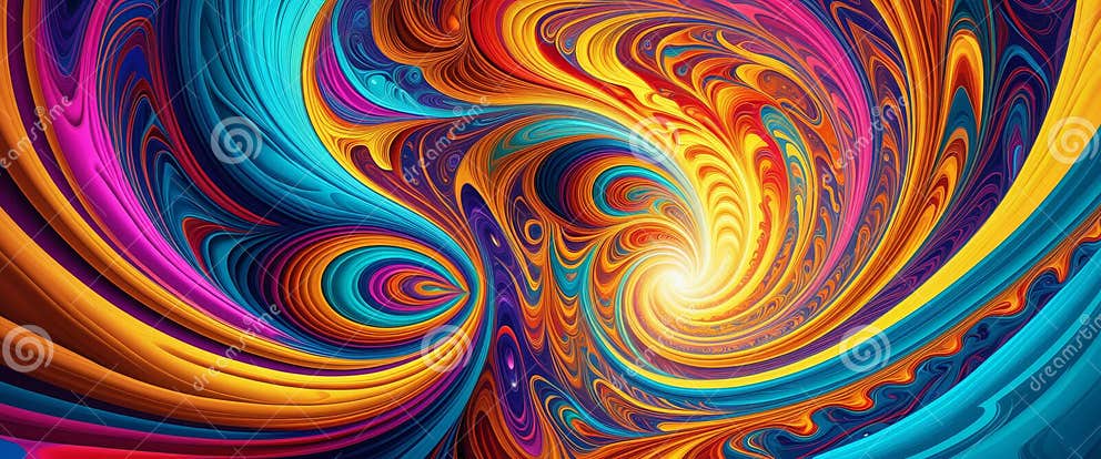 Abstract Representation of a Hypnotized Mind Stock Photo - Image of ...