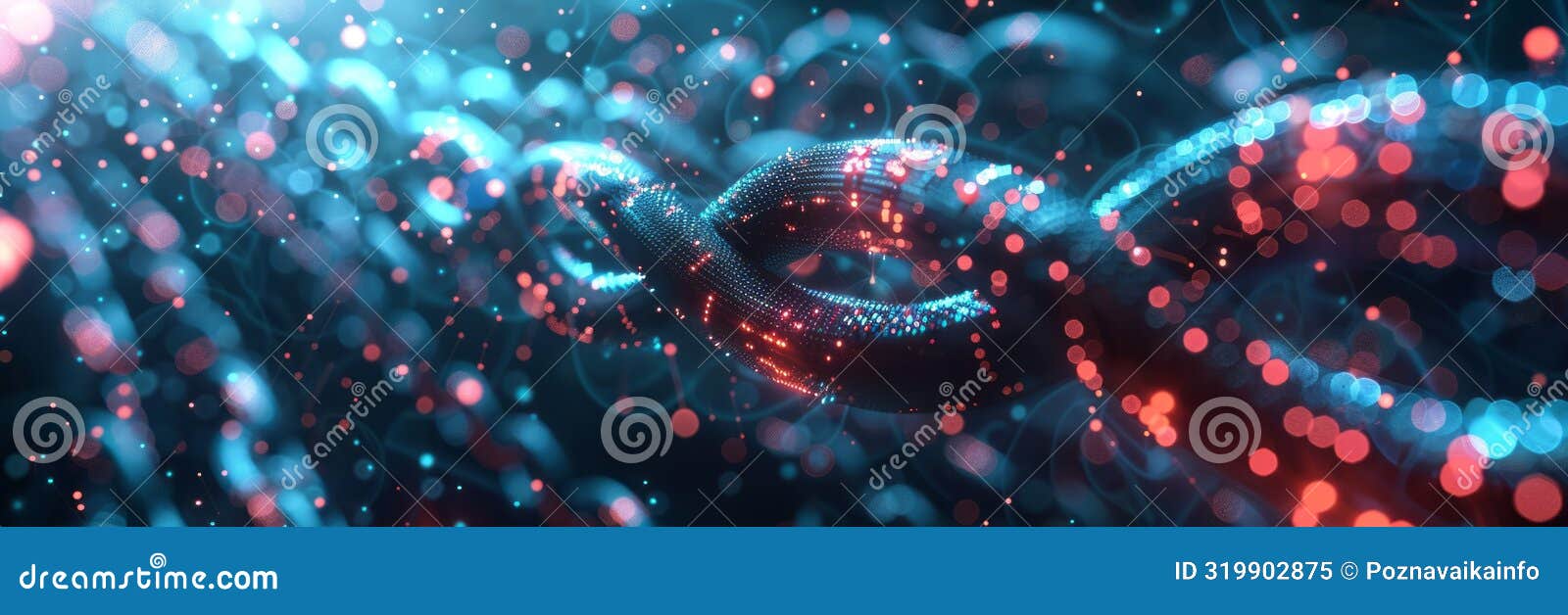 Abstract Representation of an Infinity Symbol Stock Illustration ...