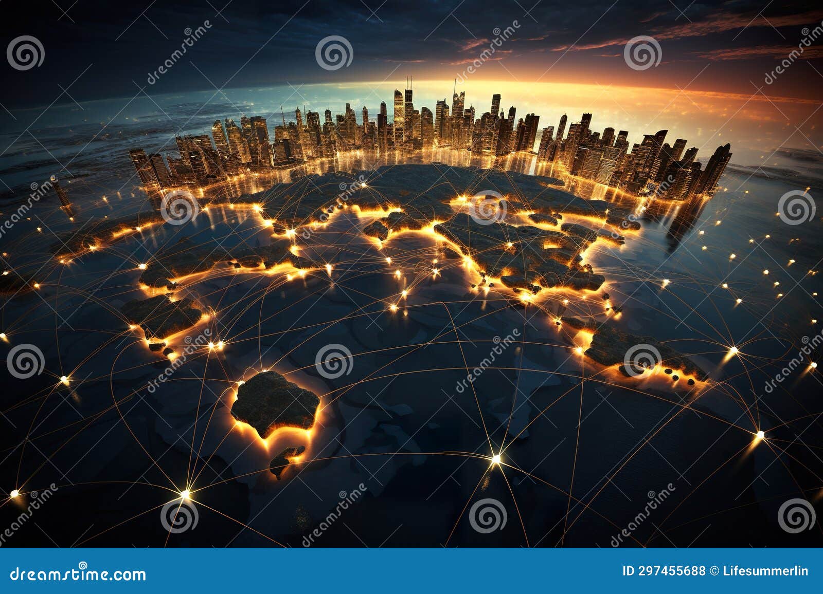 Abstract Representation of Interconnected Global Network Nodes. Stock ... Abstract Representation of Interconnected Global Network Nodes. Stock ...