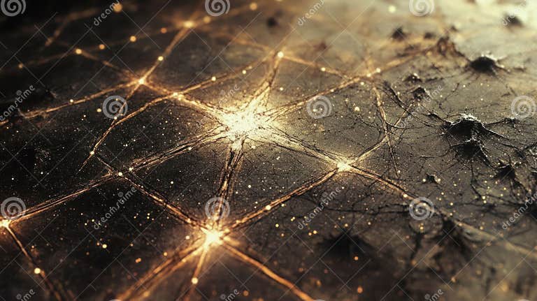 Abstract Representation of Interconnected Neural Networks or Cosmic ...