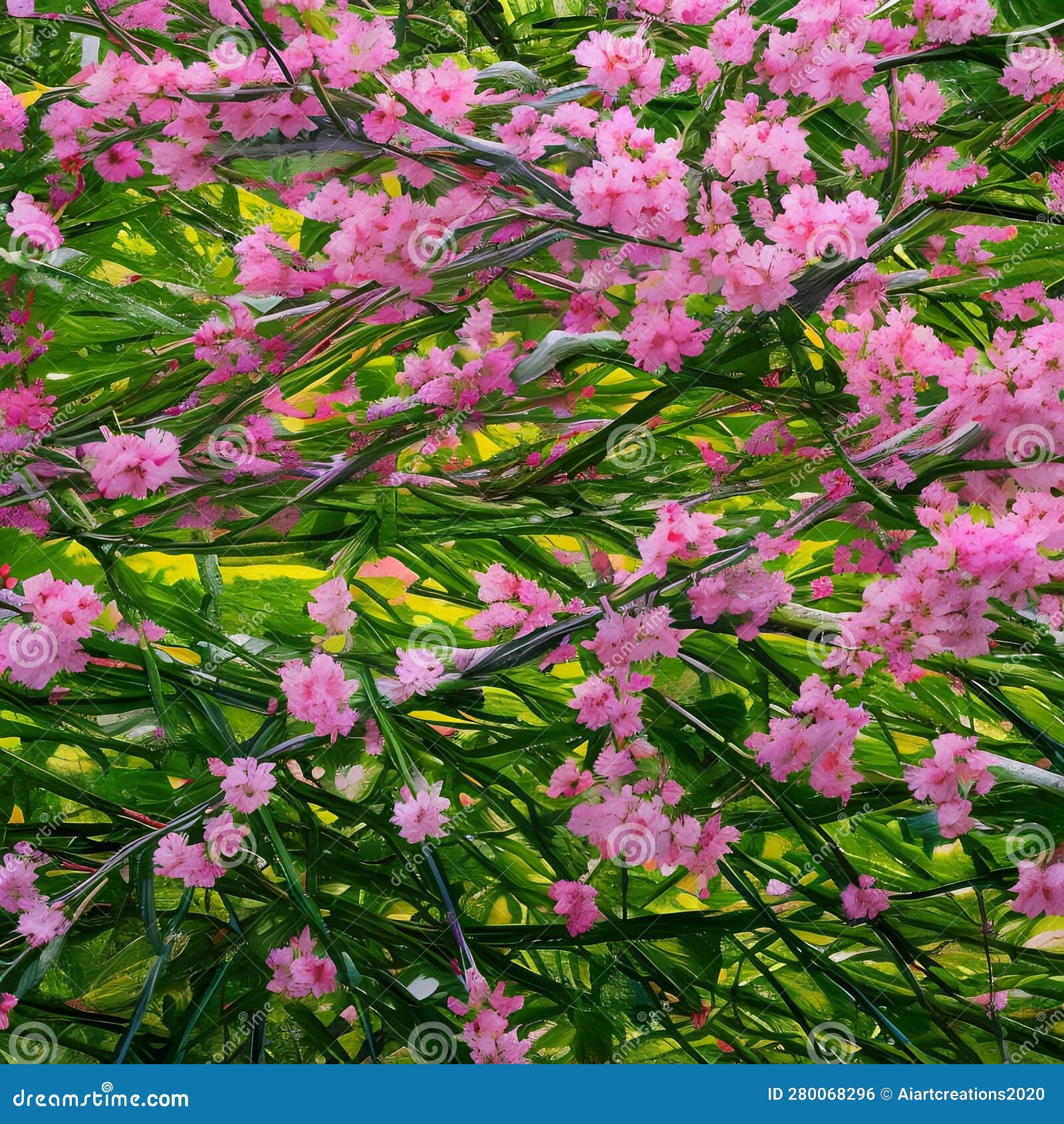 An Abstract Representation of the Interconnectedness of Nature, with ...