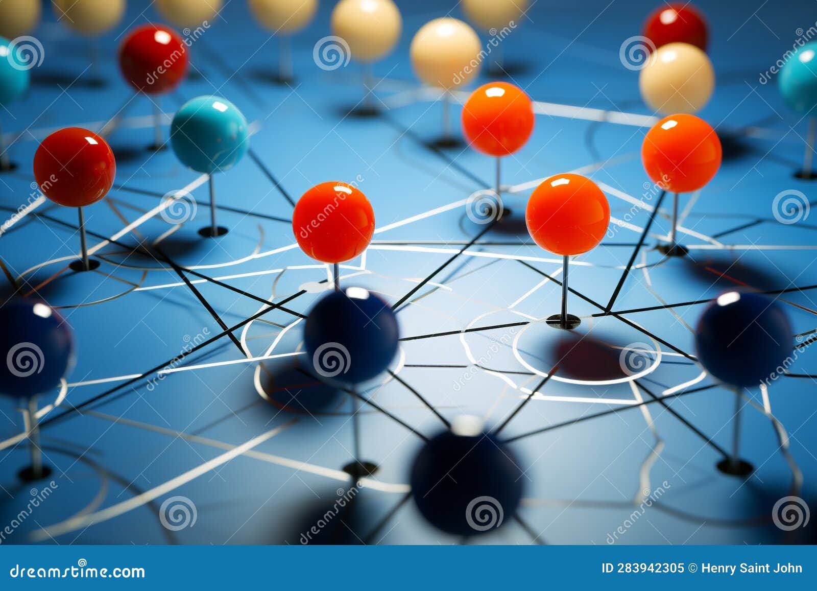 An Abstract Representation of Negotiation Dynamics Stock Illustration ...