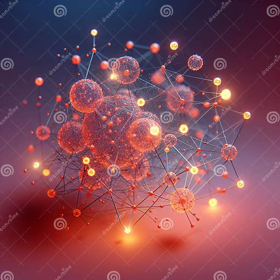 An Abstract Representation of a Network of Interconnected Spheres ...