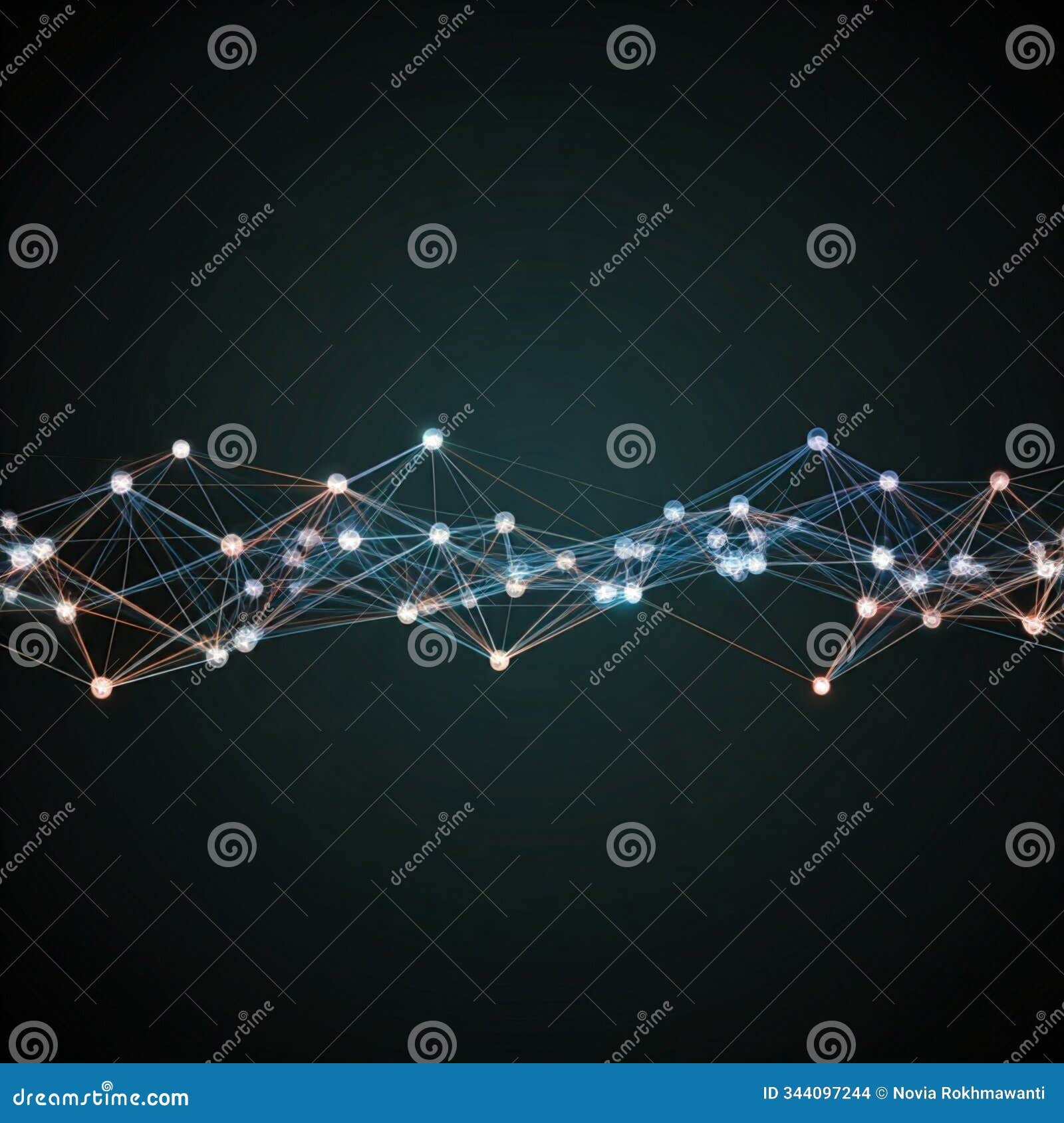 Artistic Representation of Networking with Abstract Connections Stock Photo - Image of design ...