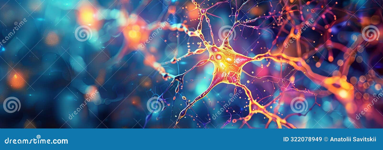 An Abstract Representation of a Neural Network with Nodes and ...