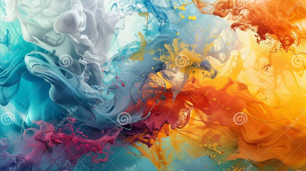 An Abstract Representation of the Power of Imagination Stock ...