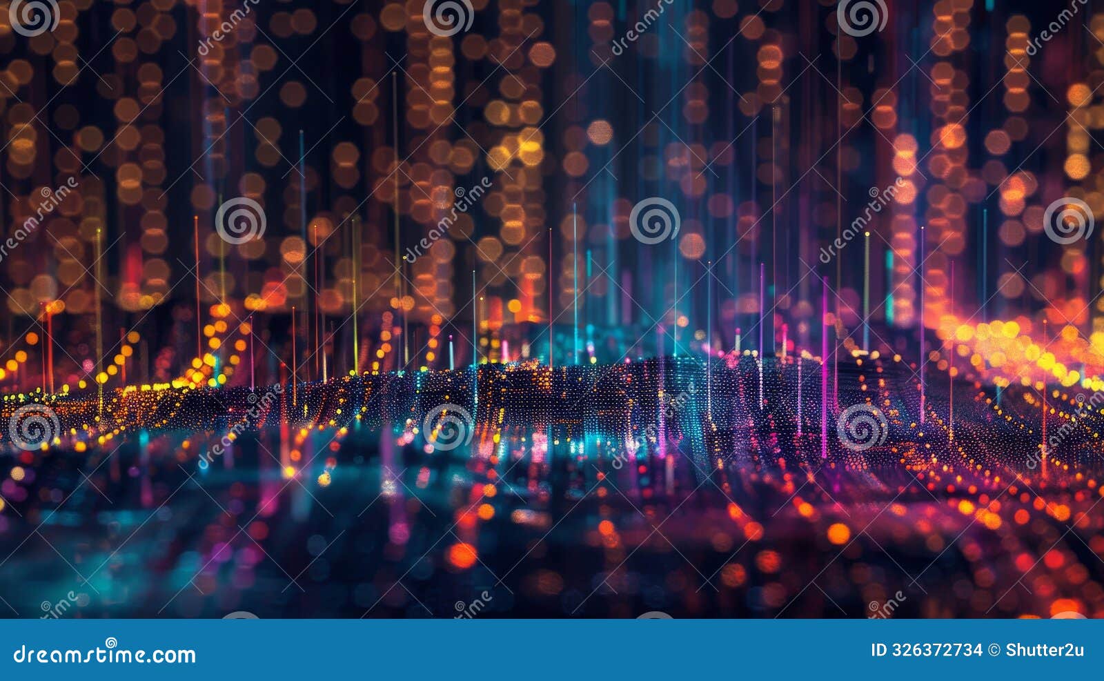 An Abstract Representation of Sound Waves Stock Illustration ... An Abstract Representation of Sound Waves Stock Illustration ...
