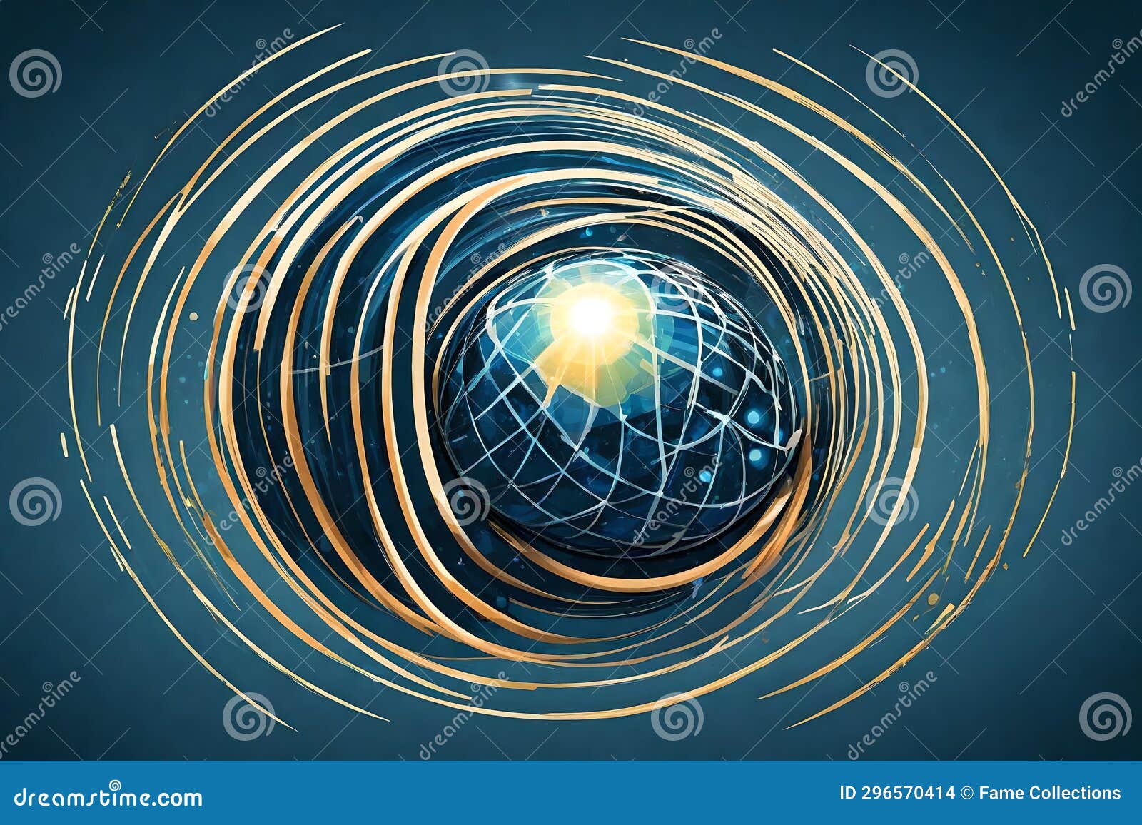 "an Abstract Representation of Spherical Shield Energy Protection ...