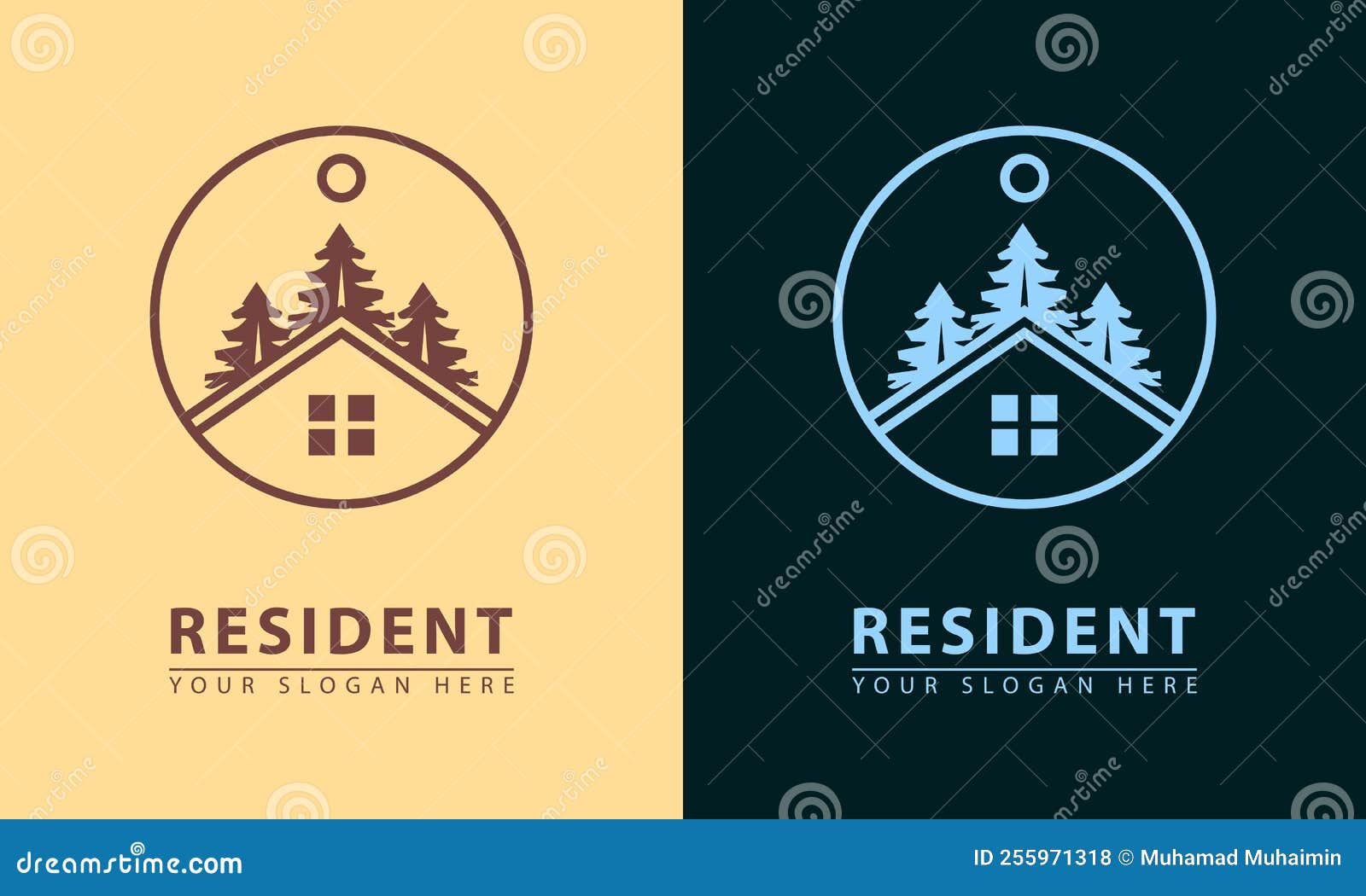 Abstract resident logo stock vector. Illustration of corporate - 255971318