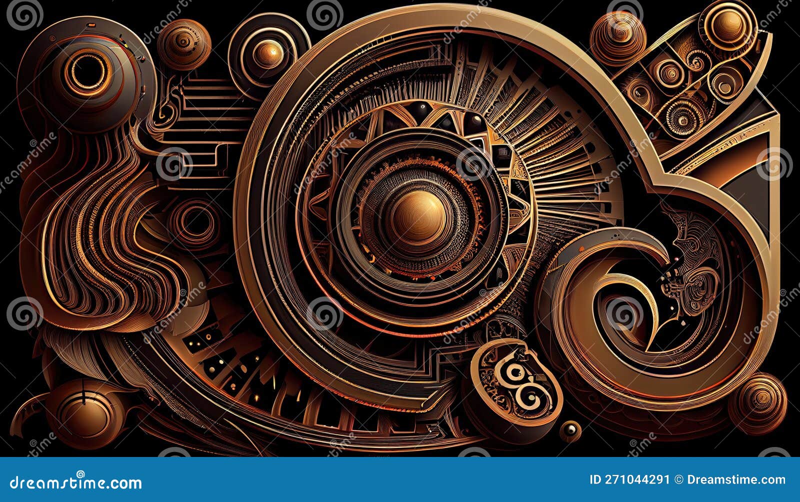 Abstract Retro Art Background. Stock Illustration - Illustration of ...