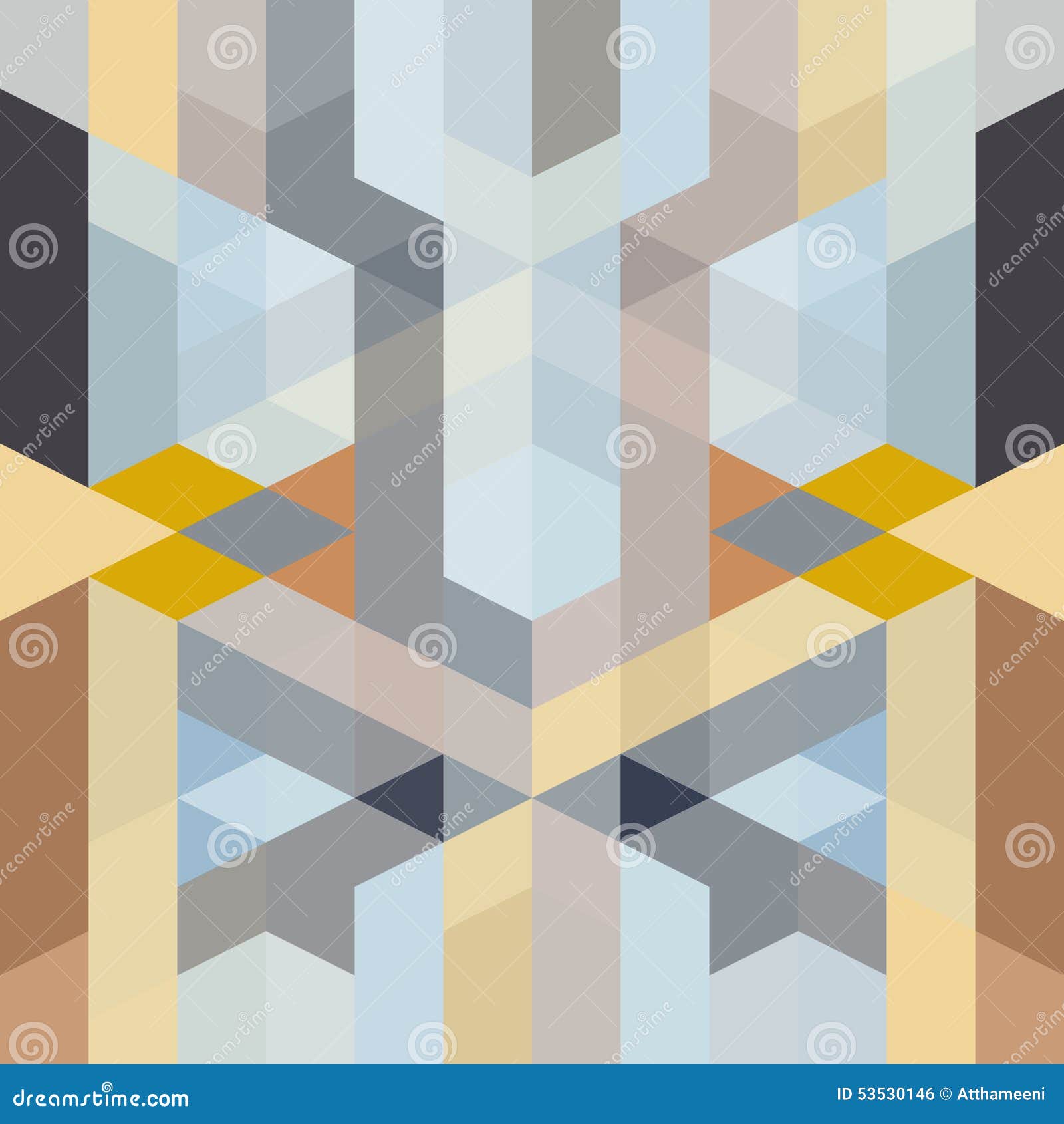 Abstract Retro Art Deco Geometric Pattern Stock Vector - Illustration ...