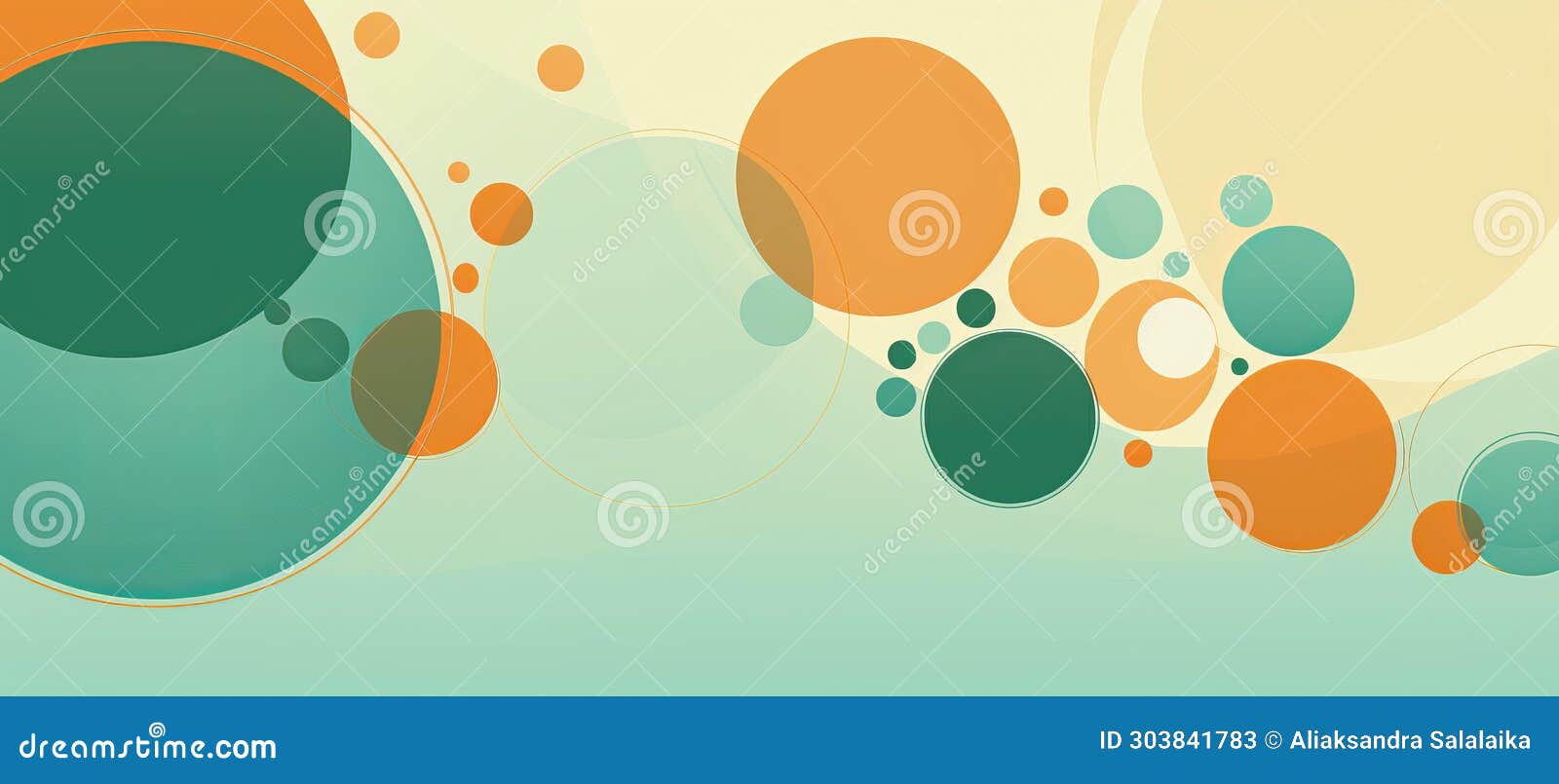 Abstract Retro Background with Intricate Circle Forms and Perforations ...