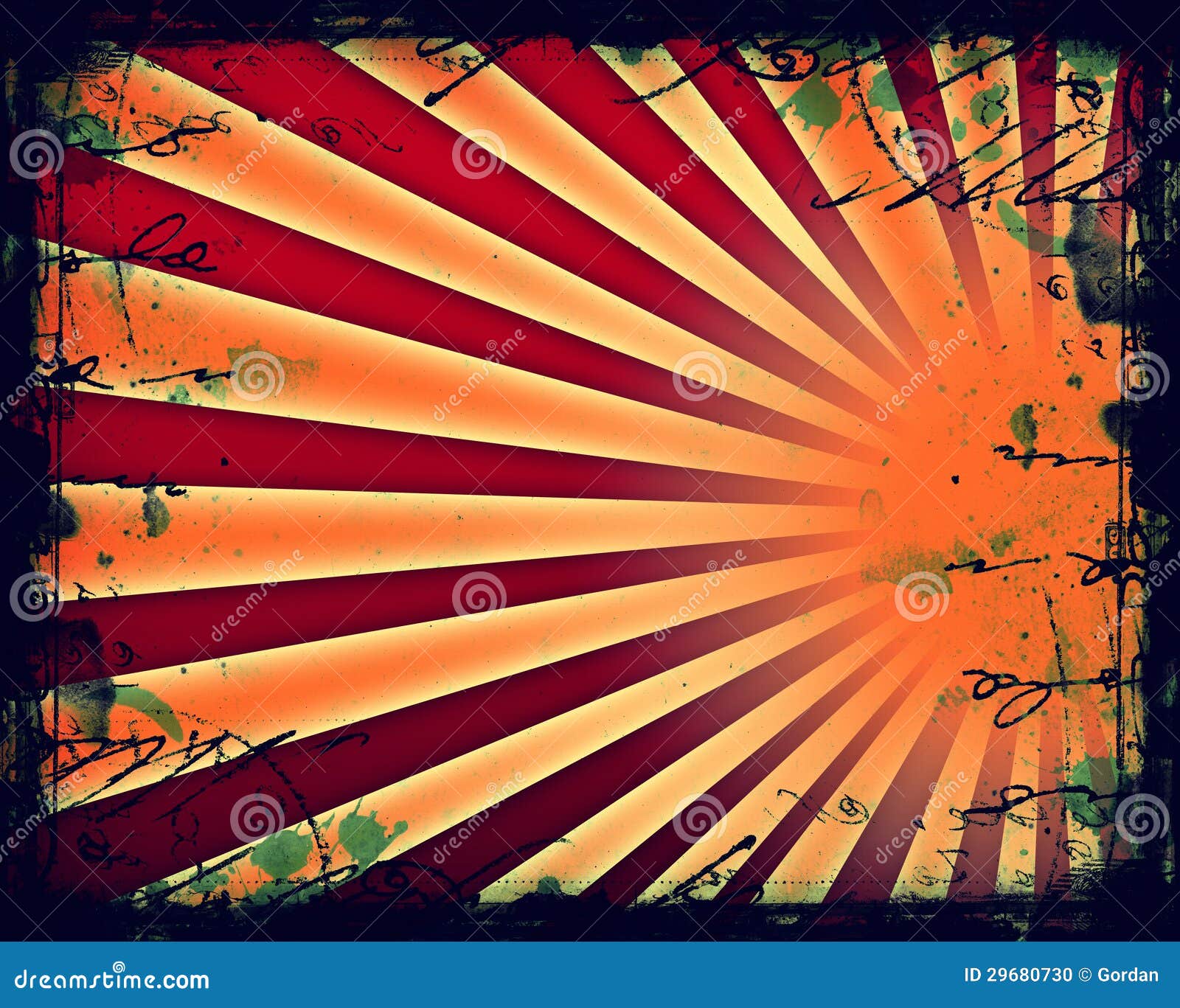 Abstract retro collage stock illustration. Illustration of designed ...