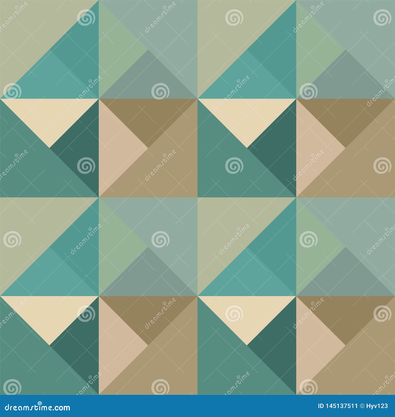 Abstract Retro Geometric Background. Vector Stock Illustration ...