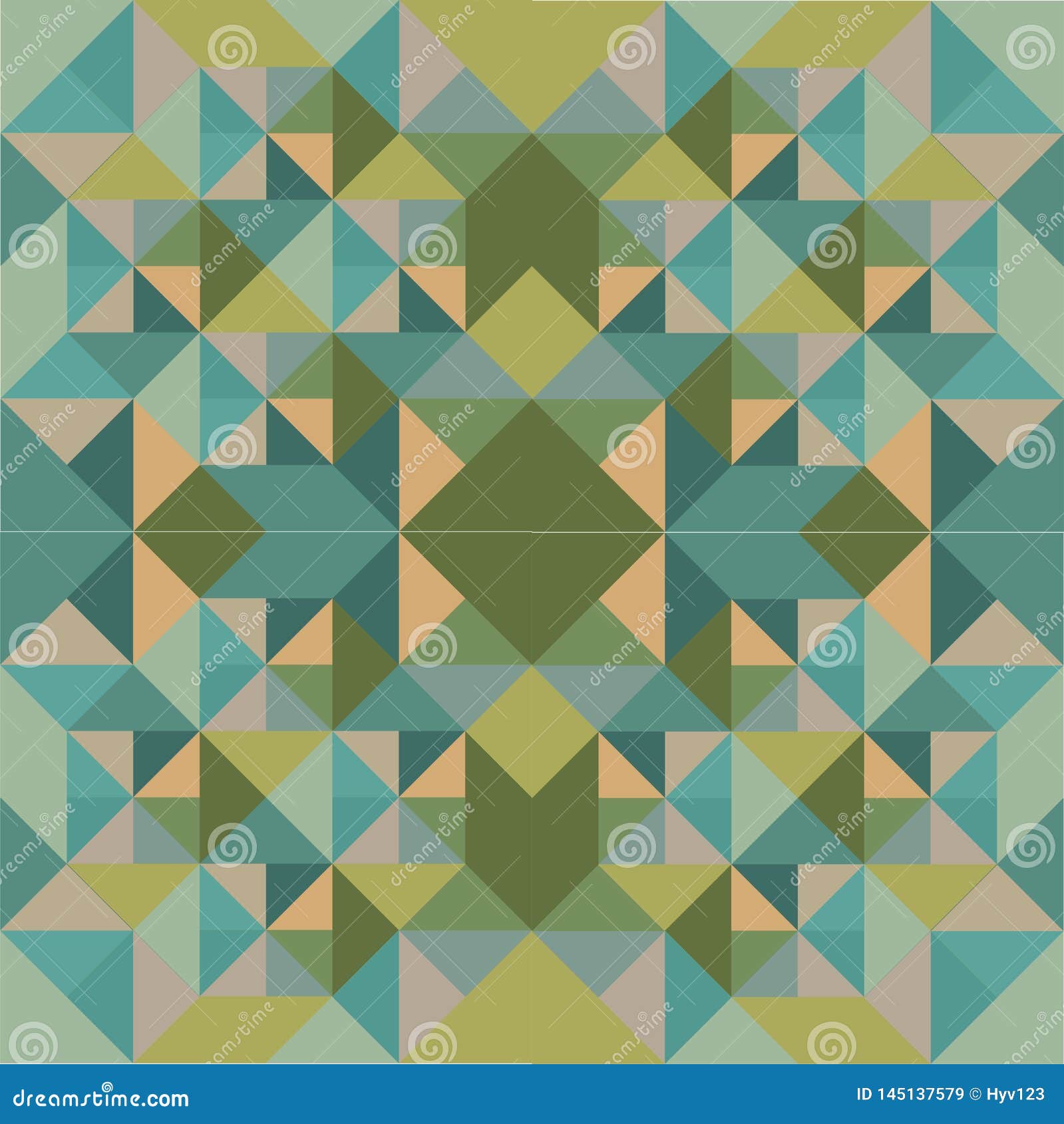 Abstract Retro Geometric Background. Vector Stock Illustration ...