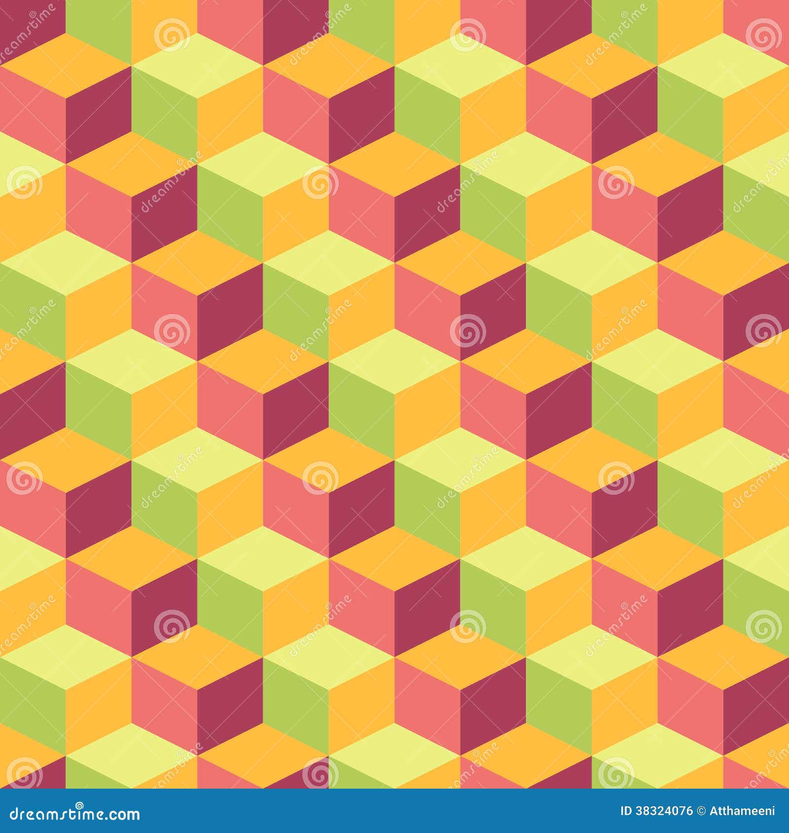 Abstract Retro Geometric Pattern Stock Illustration - Illustration of ...