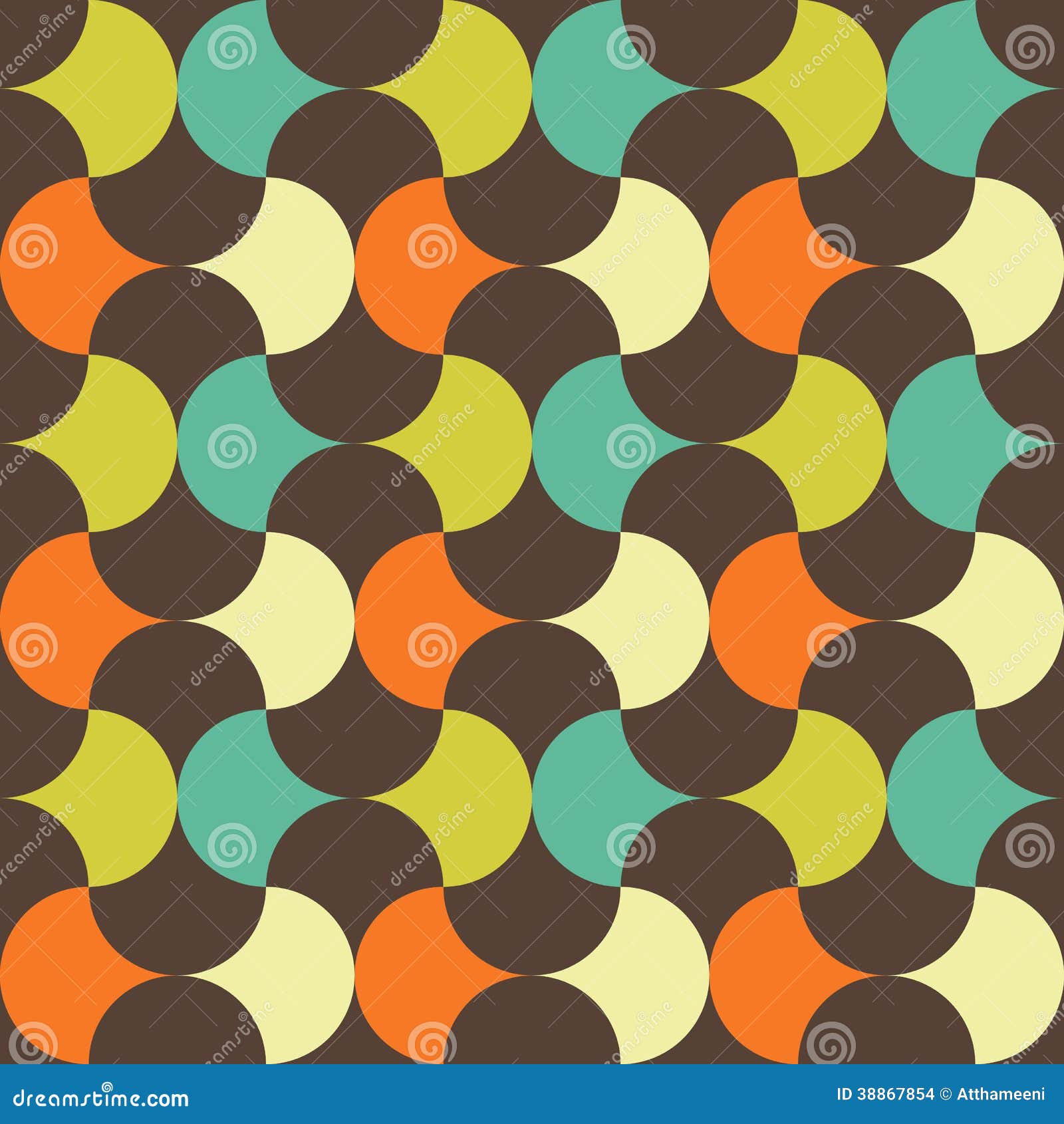 Abstract Retro Geometric Pattern Stock Vector - Illustration of ...