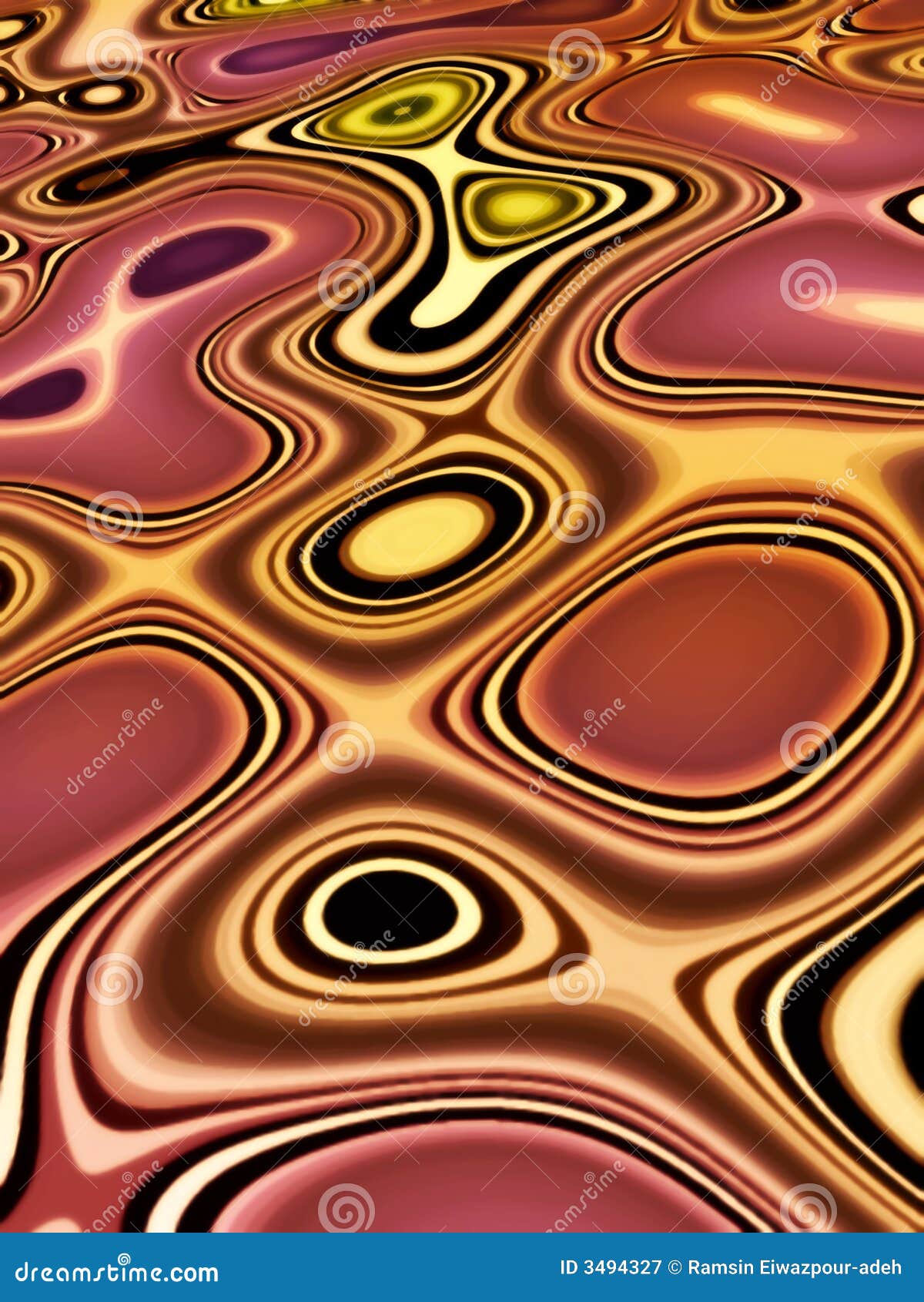 Abstract Retro Landscape stock illustration. Illustration of trendy ...