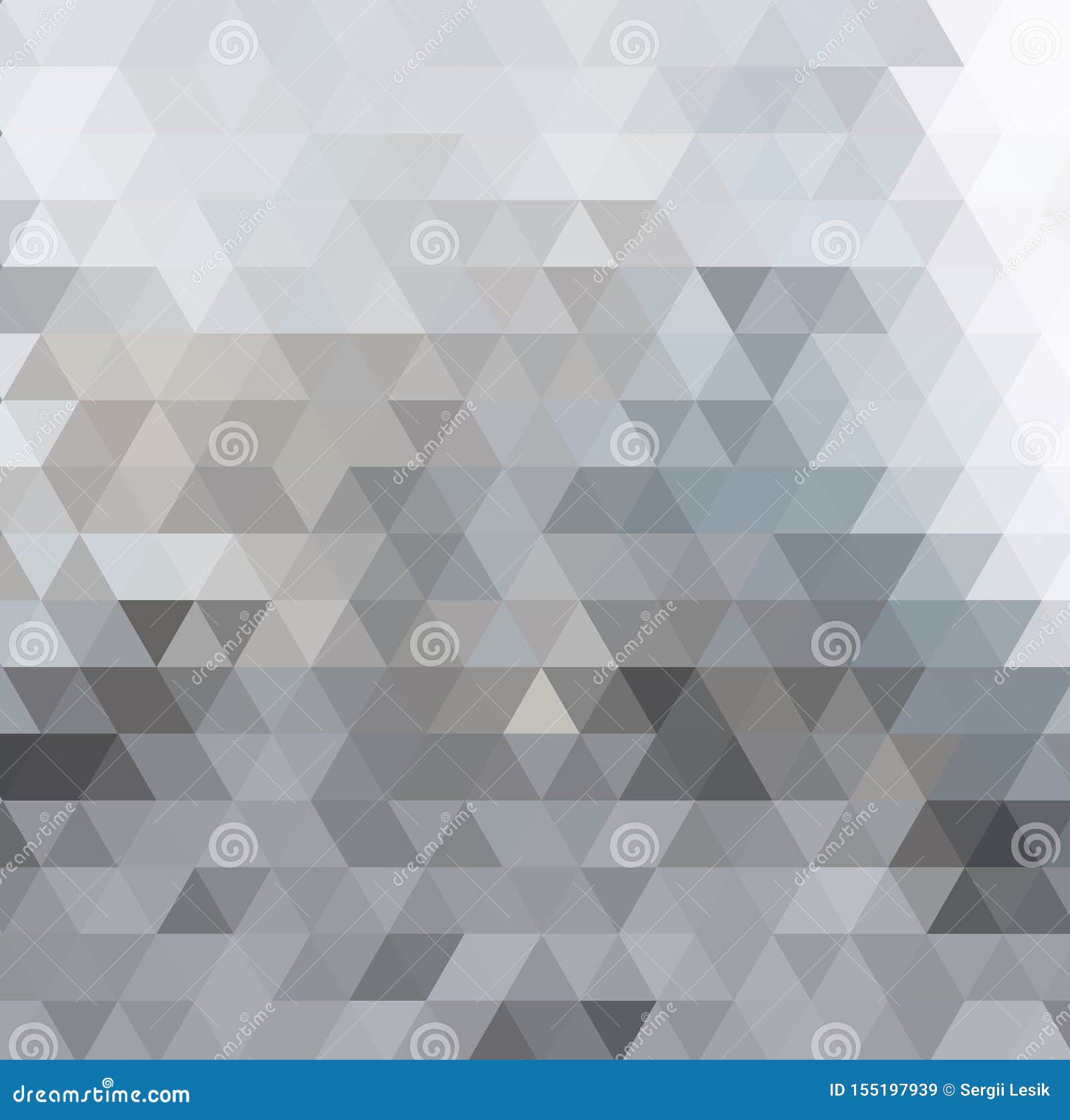 Abstract Retro Pattern of Geometric Triangles. Triangular White and ...