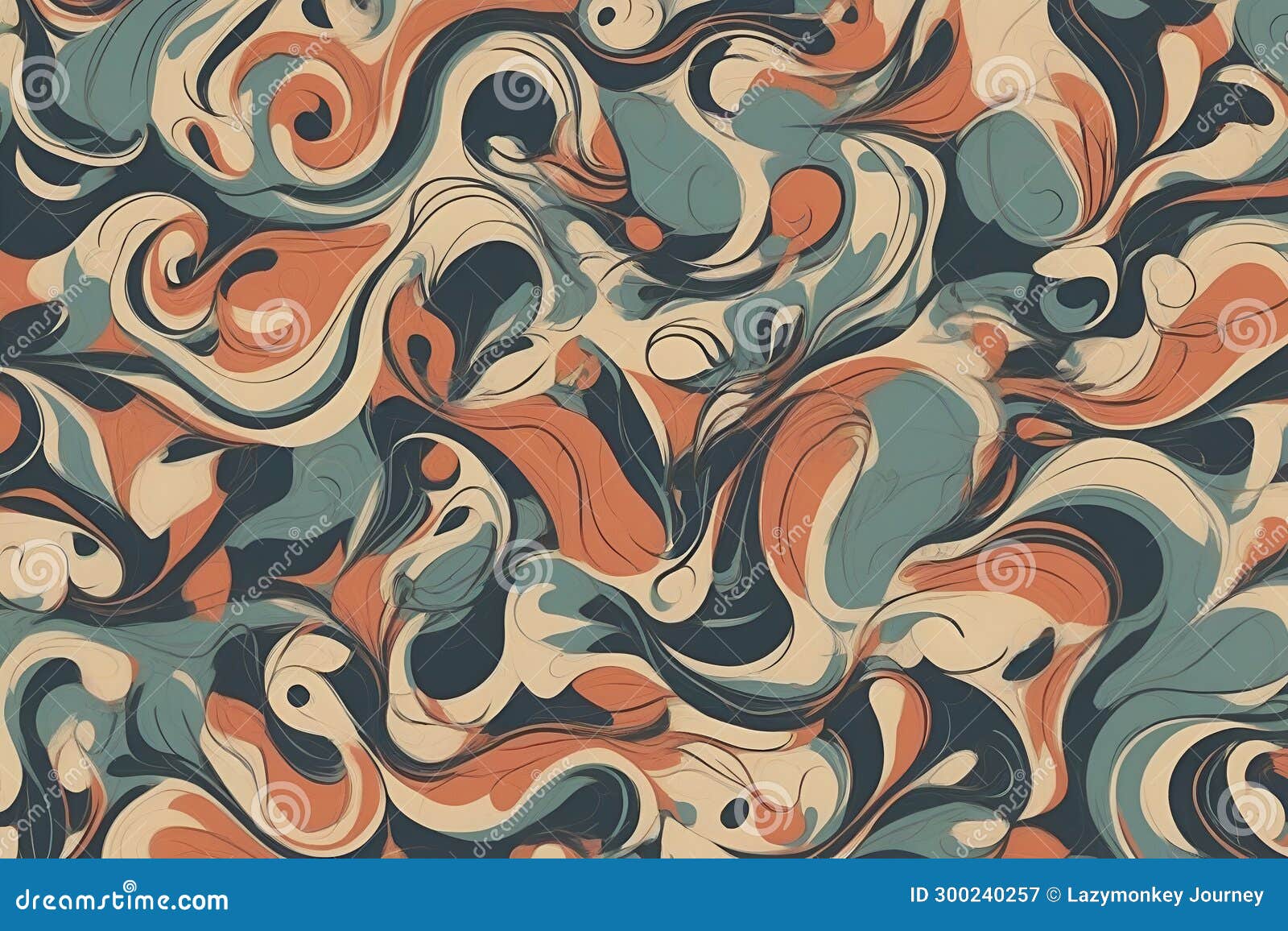 Abstract Retro Pattern Illustration Background Stock Illustration ...