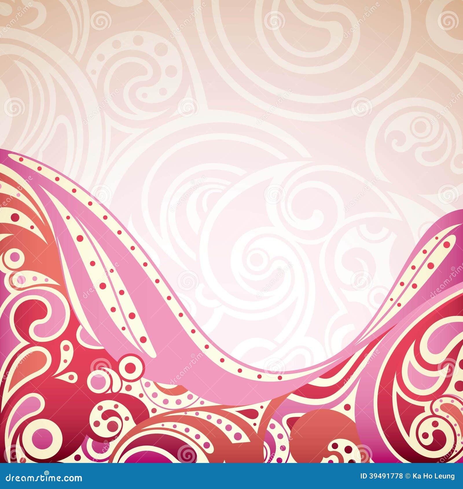 Abstract Retro Pink Background Stock Illustration - Illustration of ...