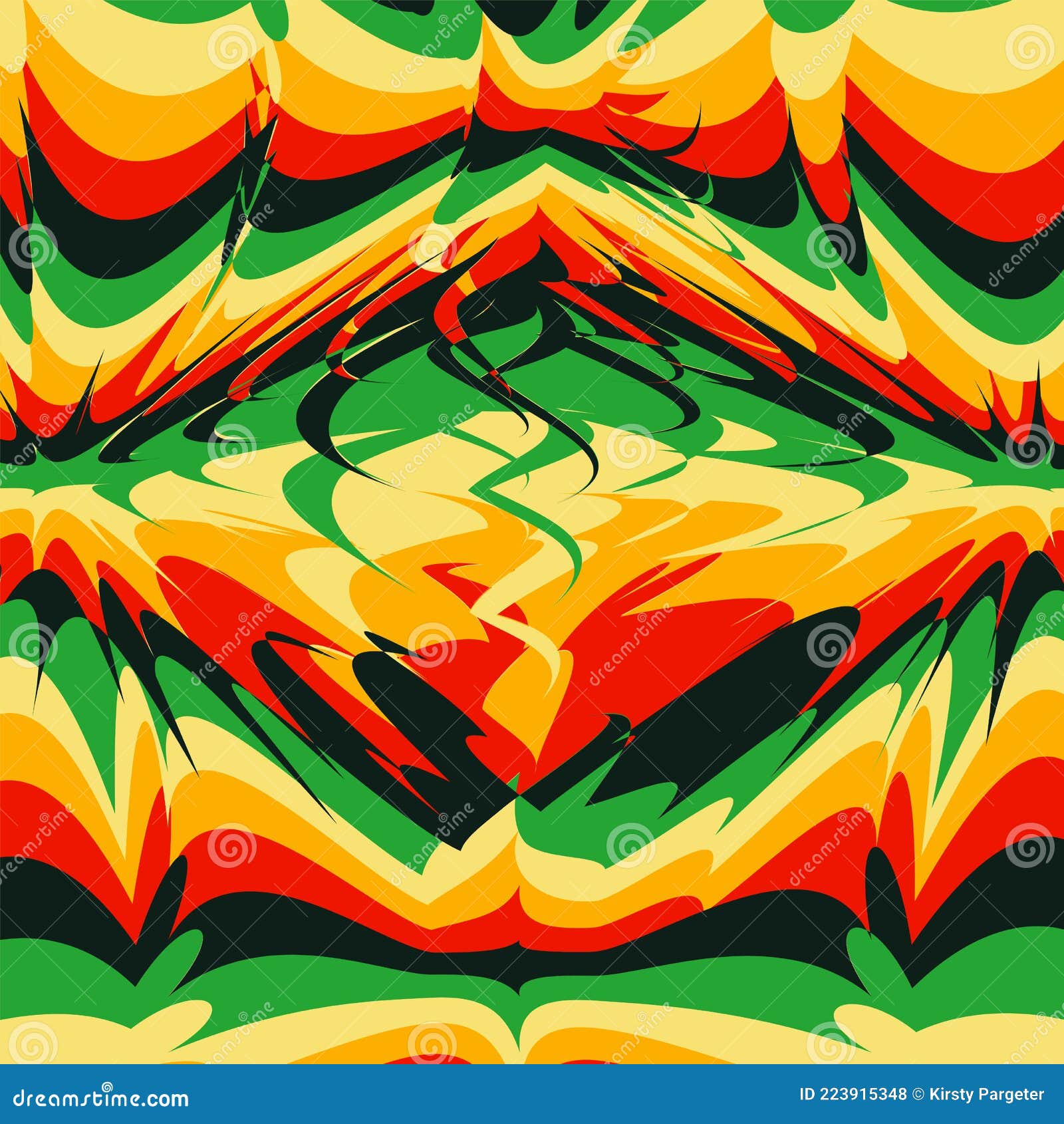 Abstract Retro Psychedelic Background 1201 Stock Vector - Illustration ...