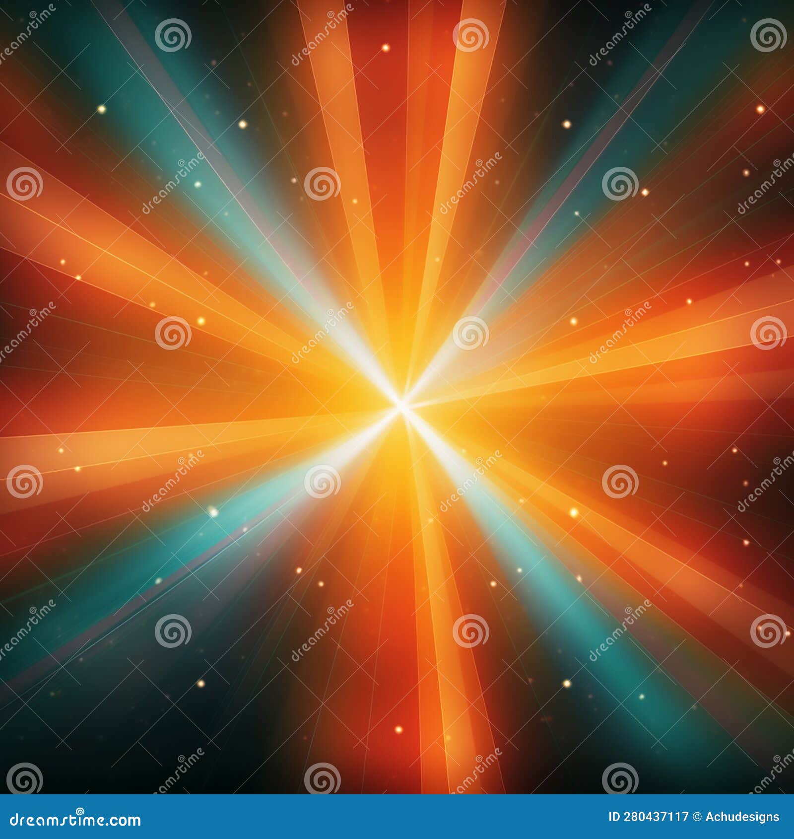 Abstract Retro Rays Background Stock Illustration - Illustration of ...