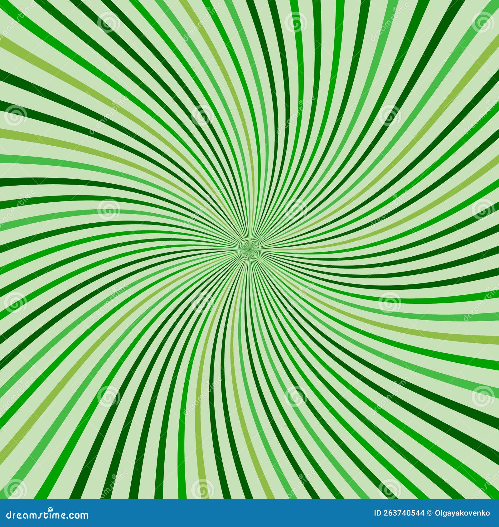 Abstract Retro Rays Green Background Stock Vector - Illustration of ...