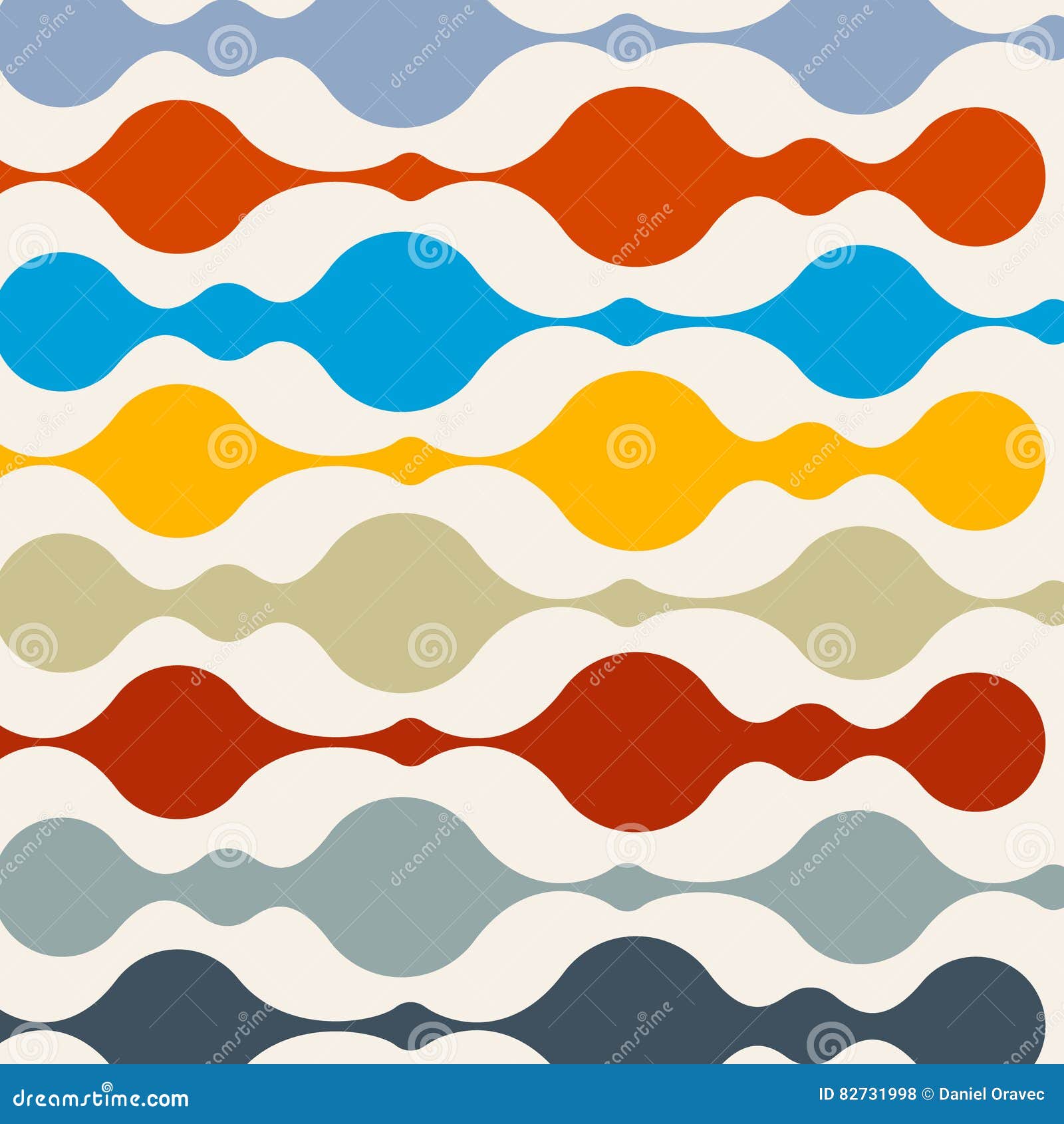Abstract Retro Shapes. Vector Stock Illustration - Illustration of ...
