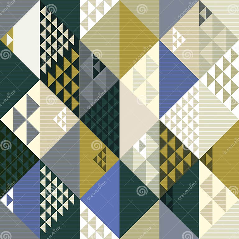 Abstract Retro Style Geometric Seamless Background, Seamless Pat Stock ...