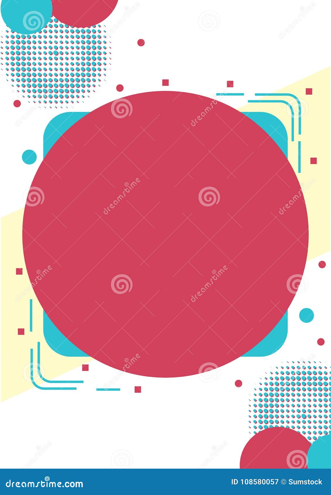 Abstract Retro Style Poster Background Stock Vector - Illustration of ...